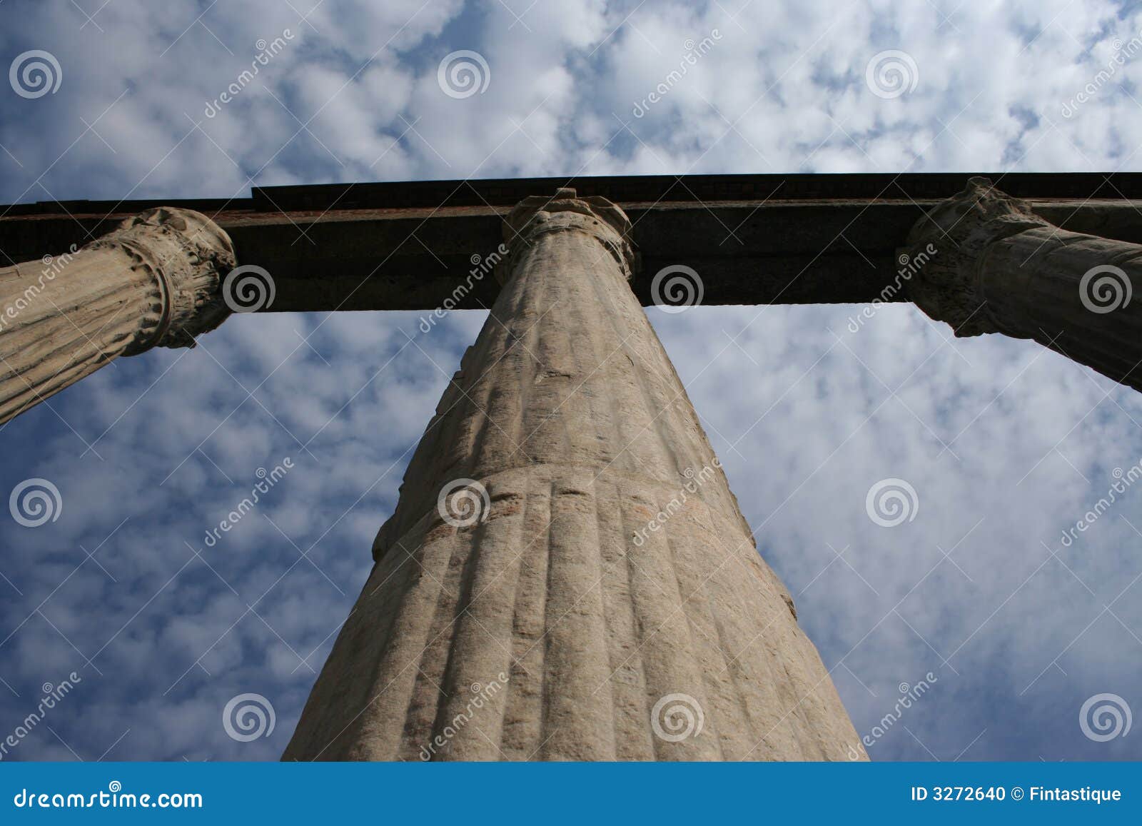 Ancient stone colonnade stock photo. Image of columns - 3272640
