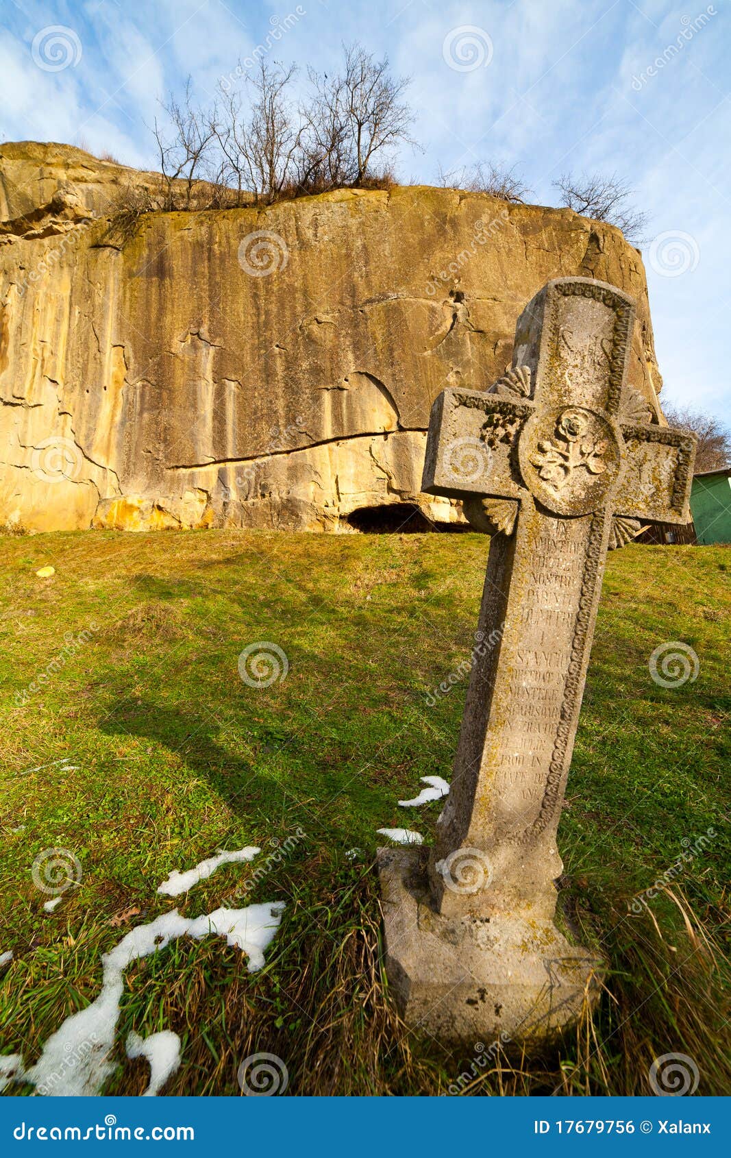 Ancient stone cross stock photo. Image of ancient, rural - 17679756