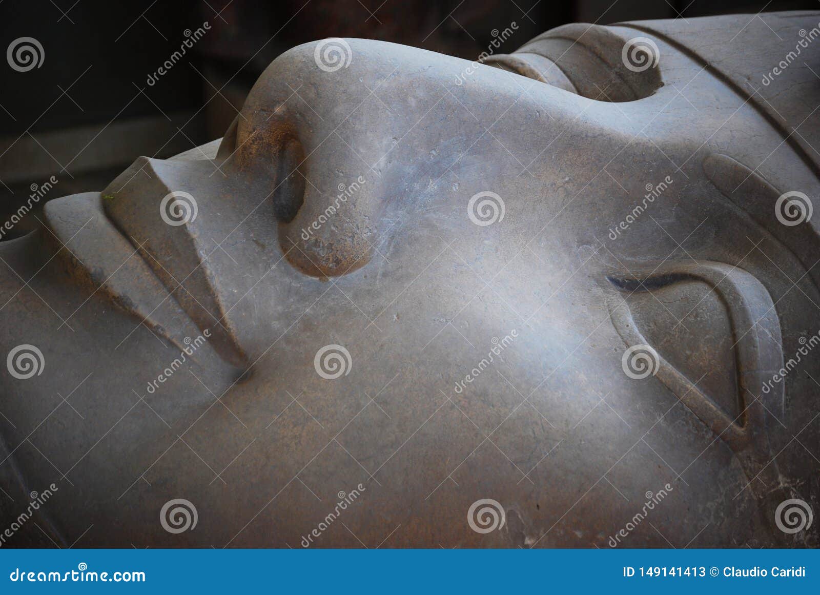 Ancient Stone Face of Ramses II, Egypt Stock Image - Image of sculpture ...