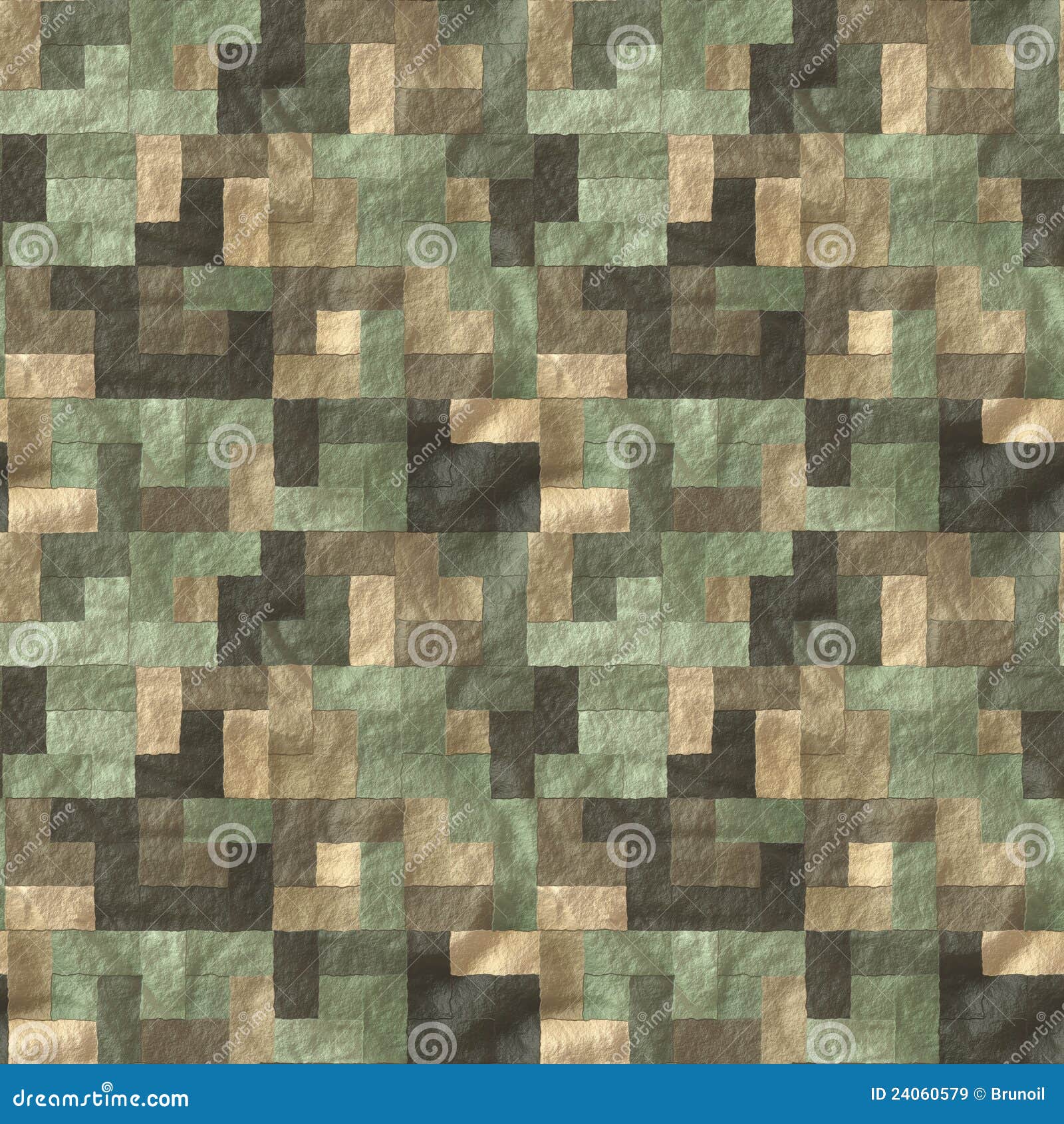 Ancient Stone Floor Seamless Pattern Stock Illustration - Illustration ...