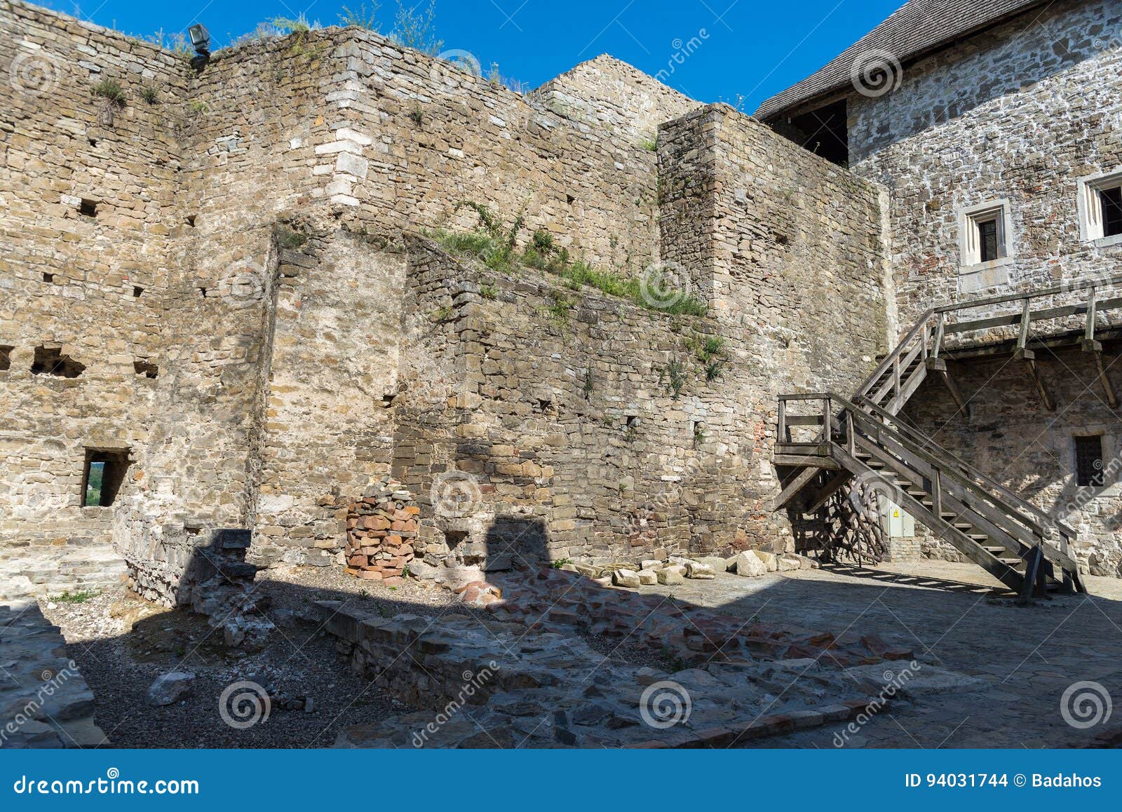 Ancient stone fortress stock photo. Image of outdoors - 94031744
