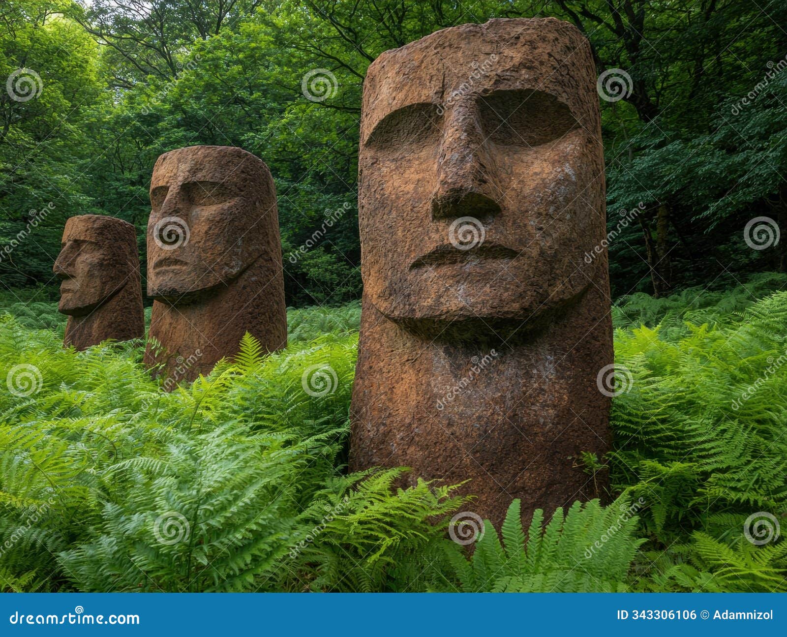 Moai Stones Face Logo Ideas. Inspiration Logo Design. Template Vector ...