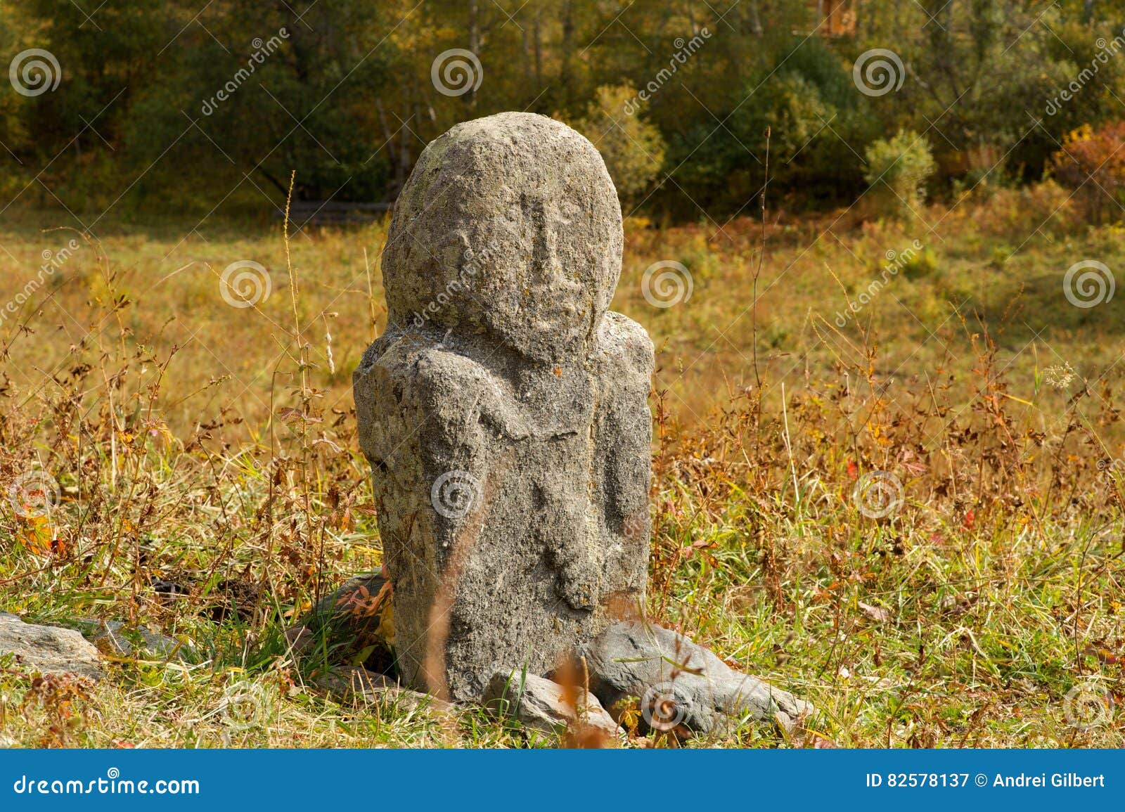Ancient stone idol stock image. Image of antiquity, burial - 82578137