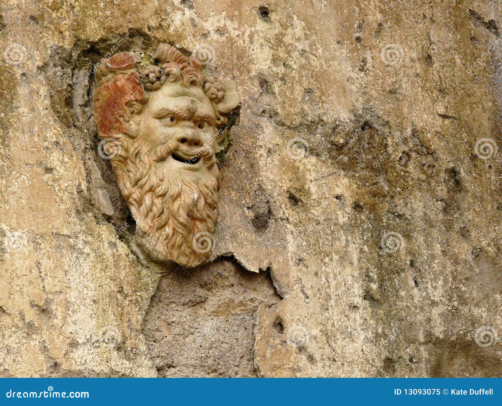 Stone Mask At Chavin De Huantar Royalty-Free Stock Photo ...