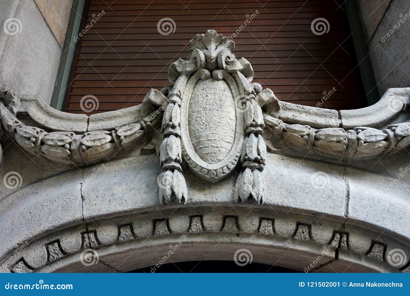 An Ancient Stone Medallion Decorating the Entrance To the Building ...
