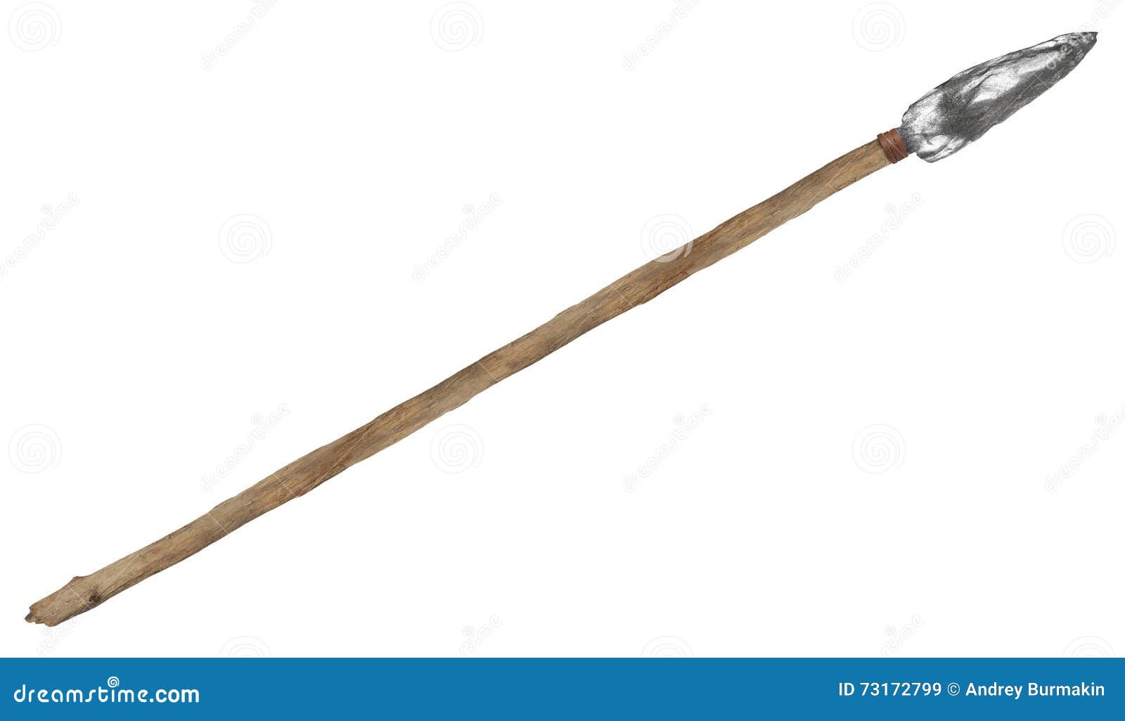 Ancient Stone Pike, Arrow Isolated Stock Image - Image of isolated ...