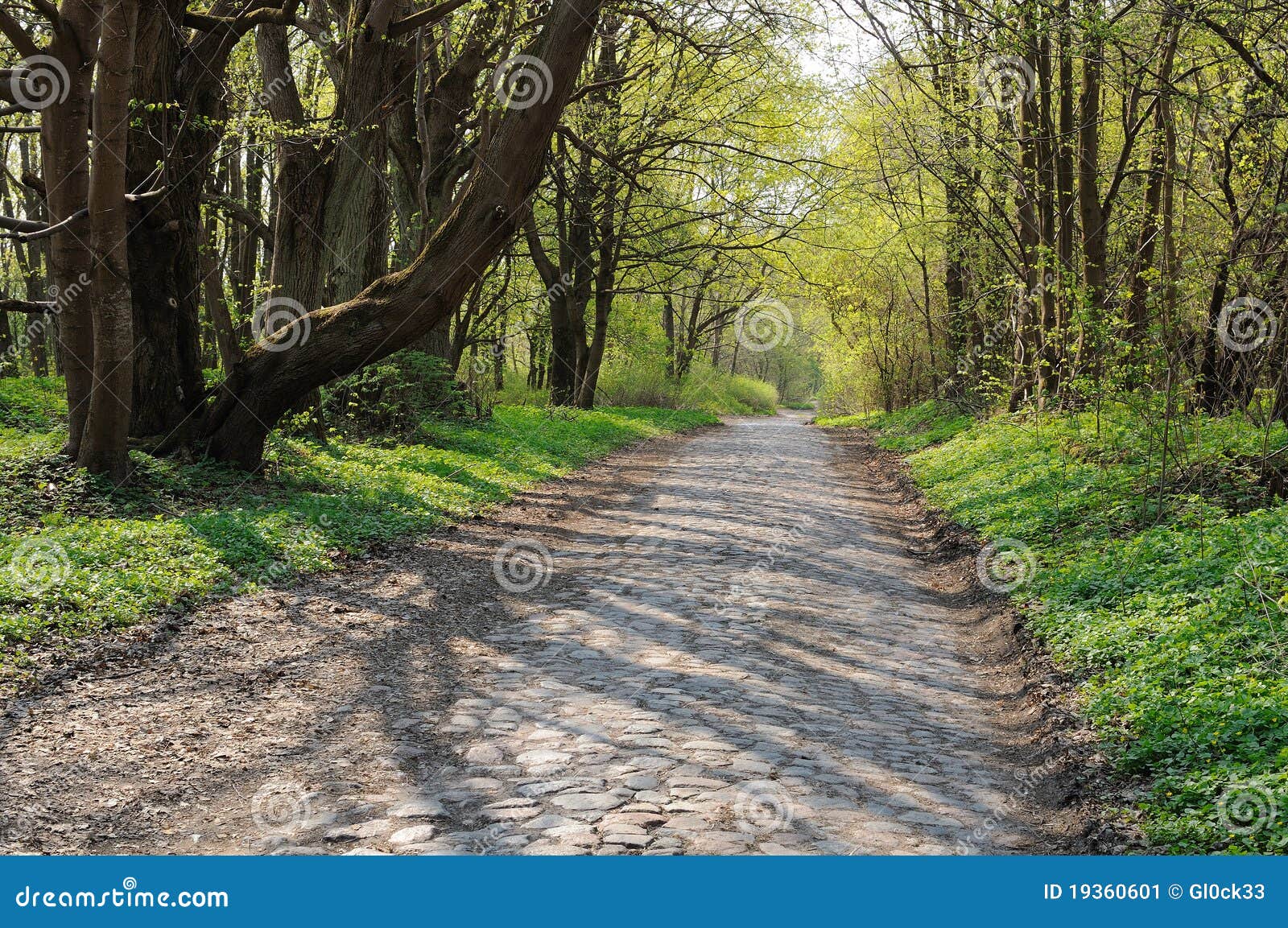 Ancient stone road stock image. Image of avenue, road - 19360601