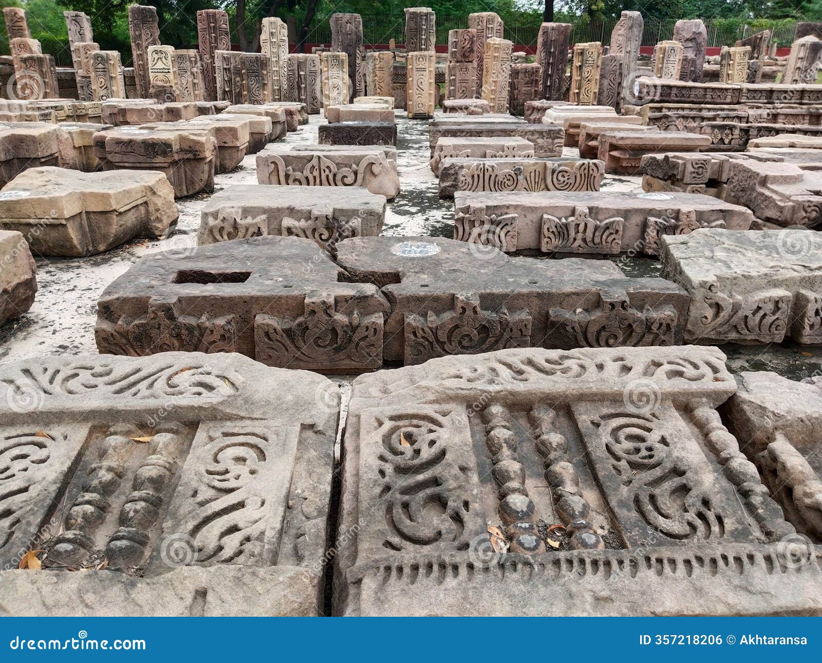 Ancient Stone Ruins with a Pattern, Fragments of Ancient Buildings and ...