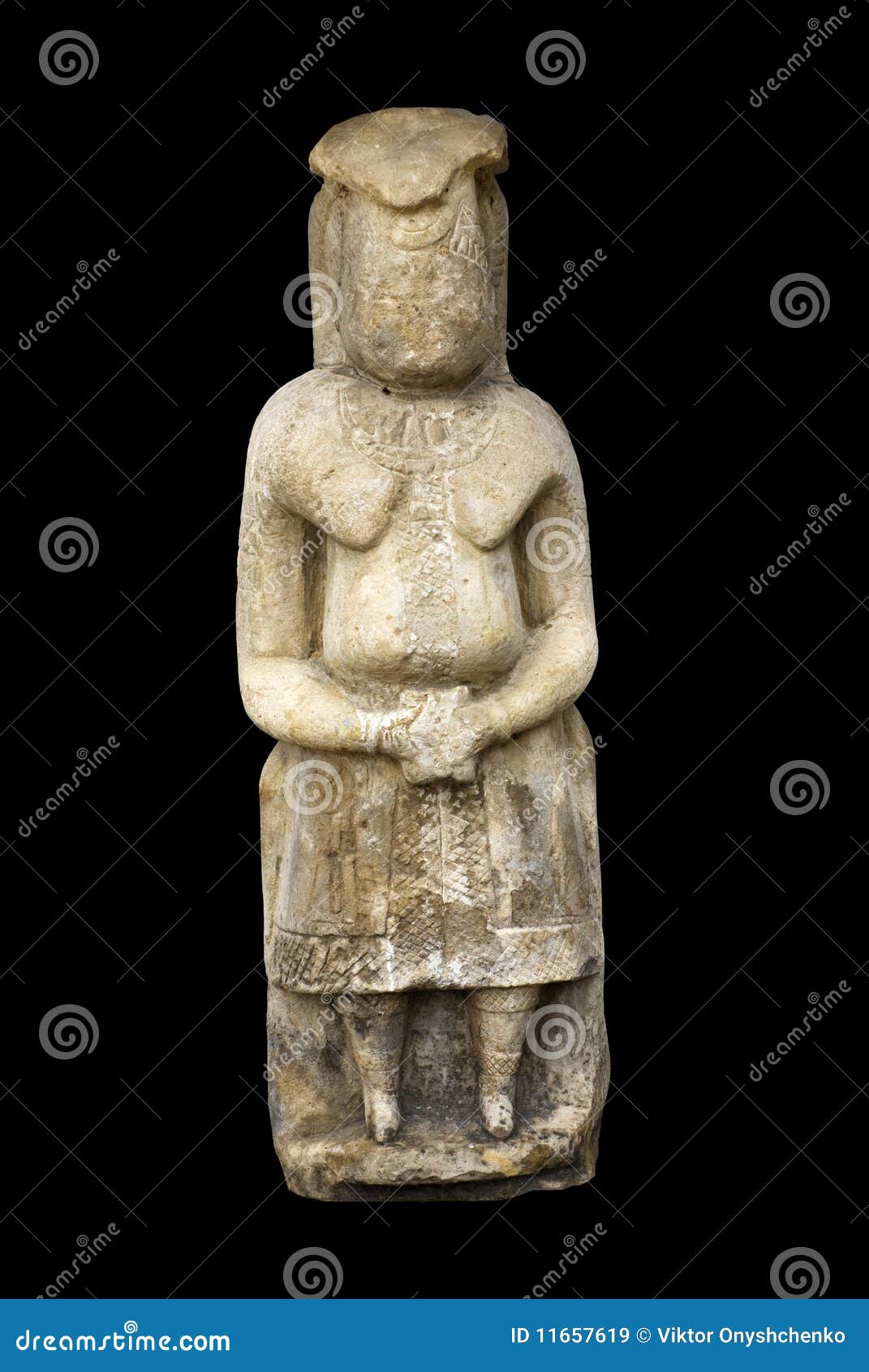 Ancient Stone Sculpture Of Woman Royalty Free Stock Images - Image ...