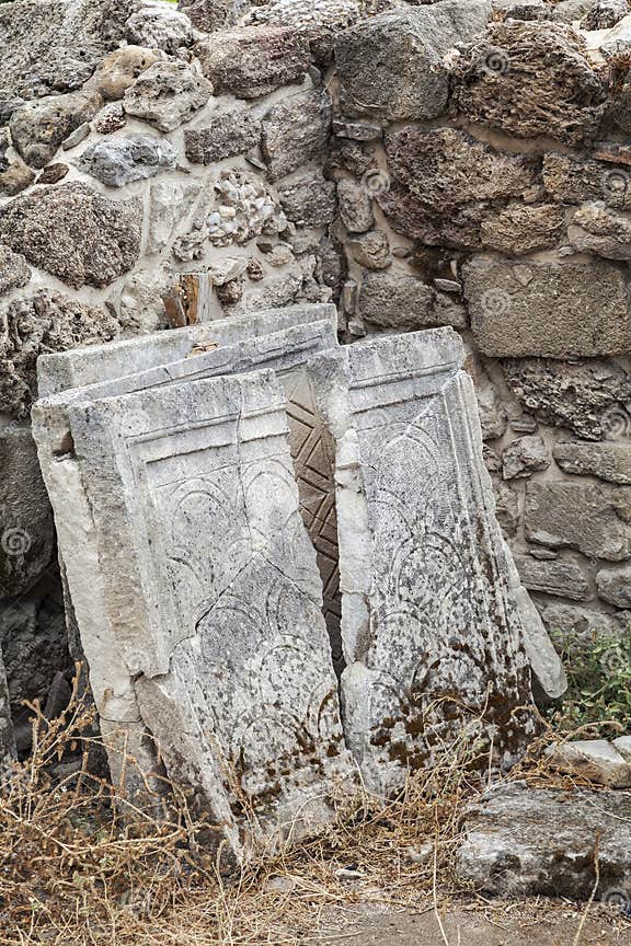 Ancient stone slabs stock image. Image of roman, historical - 77117443