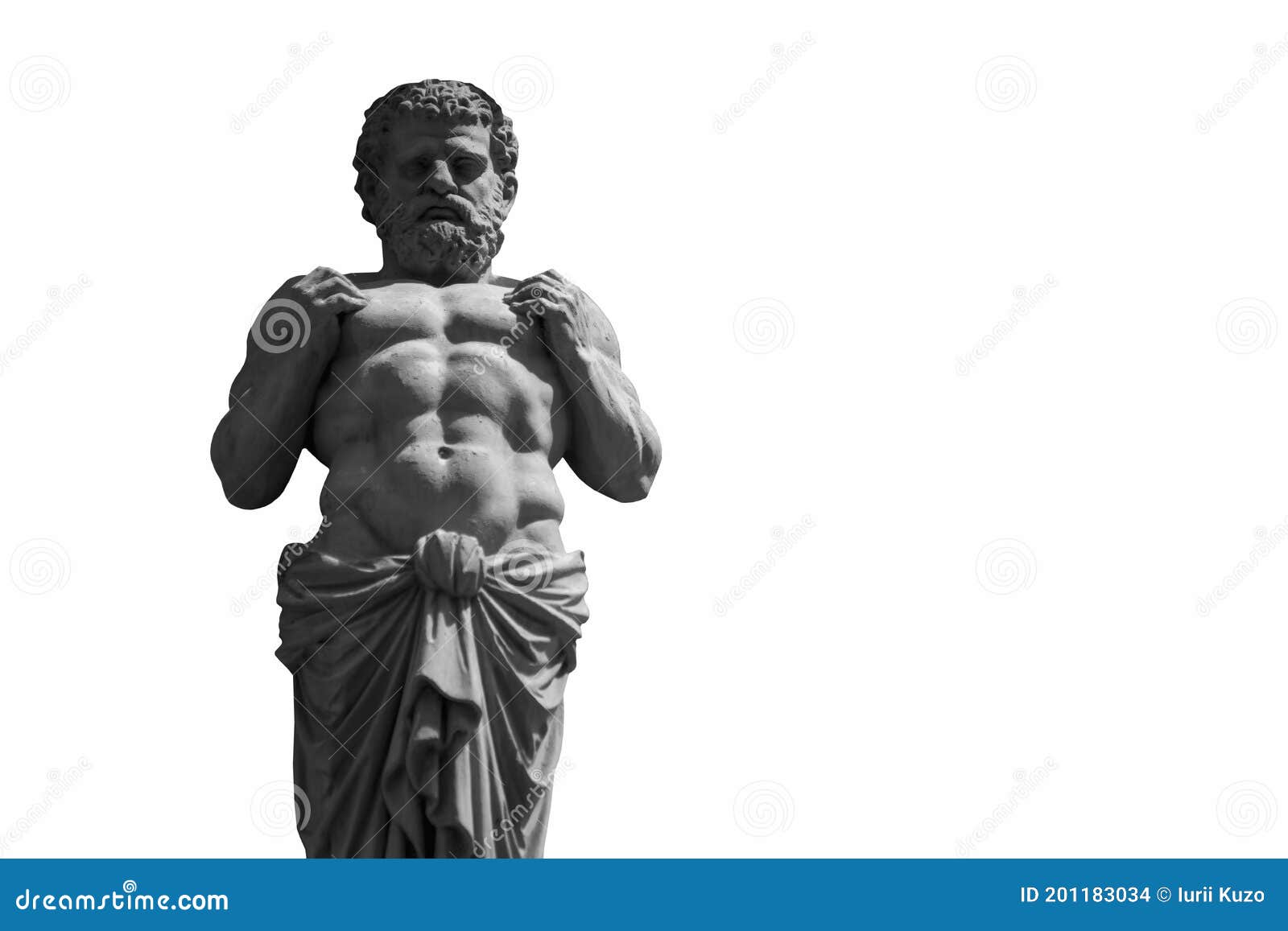 Ancient Stone Statue of Hercules As Symbol of Power and Strength ...
