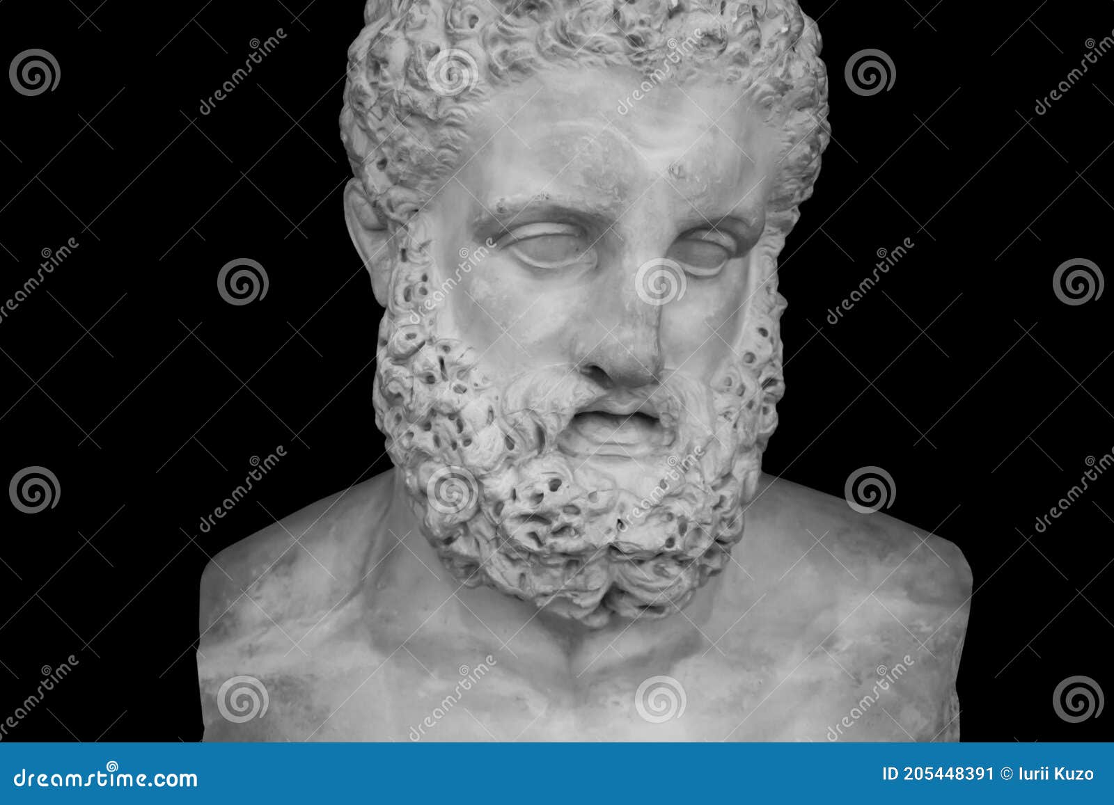 Hercules Statue Face