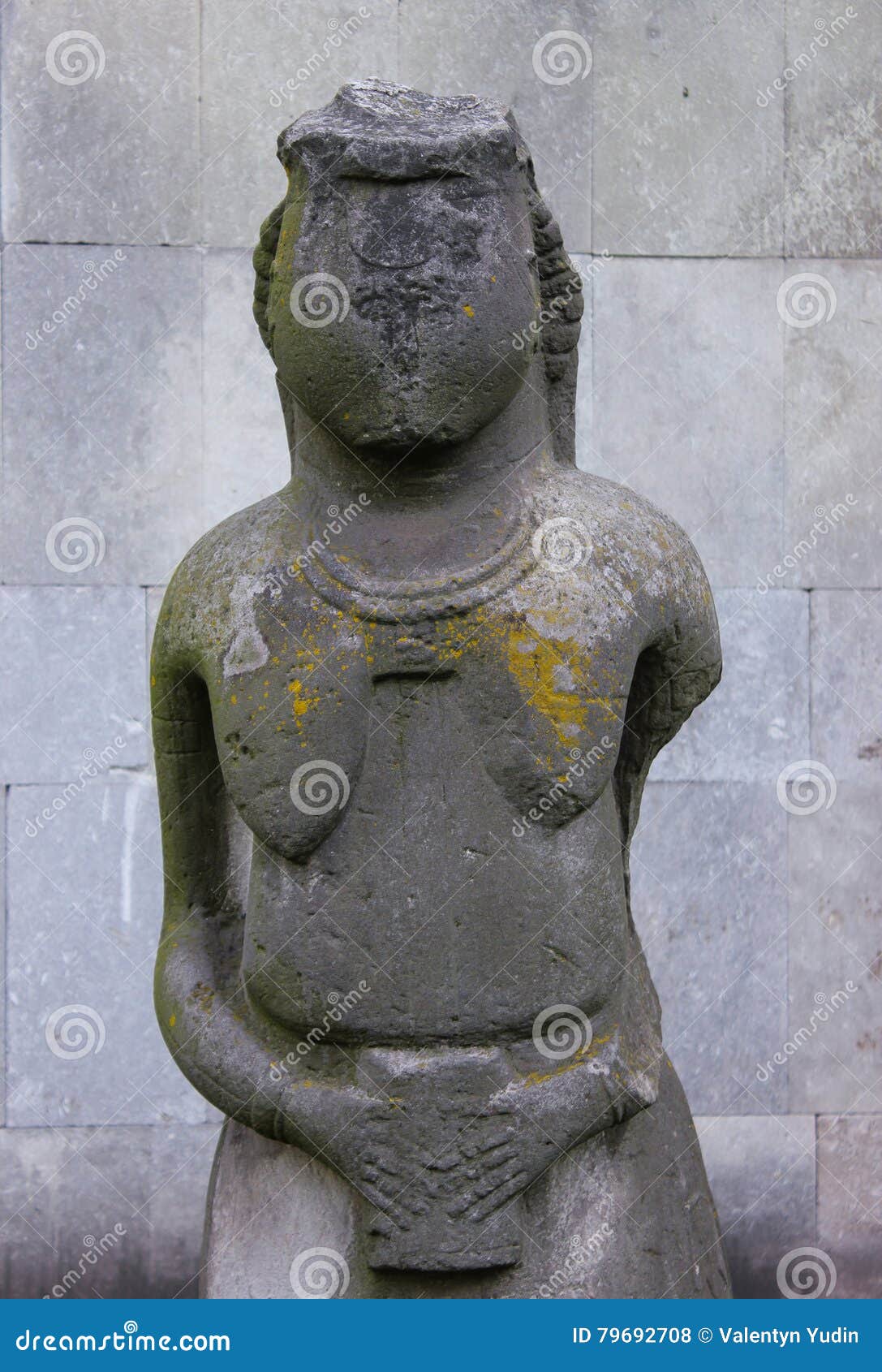Ancient Stone Statue Woman Symbol Stock Photo - Image of history ...