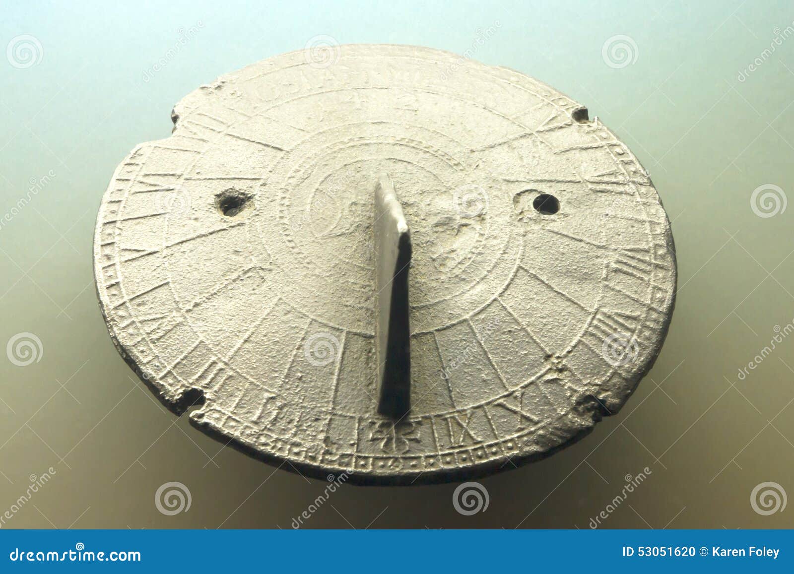 Ancient Stone Sundial stock photo. Image of sundial, position - 53051620
