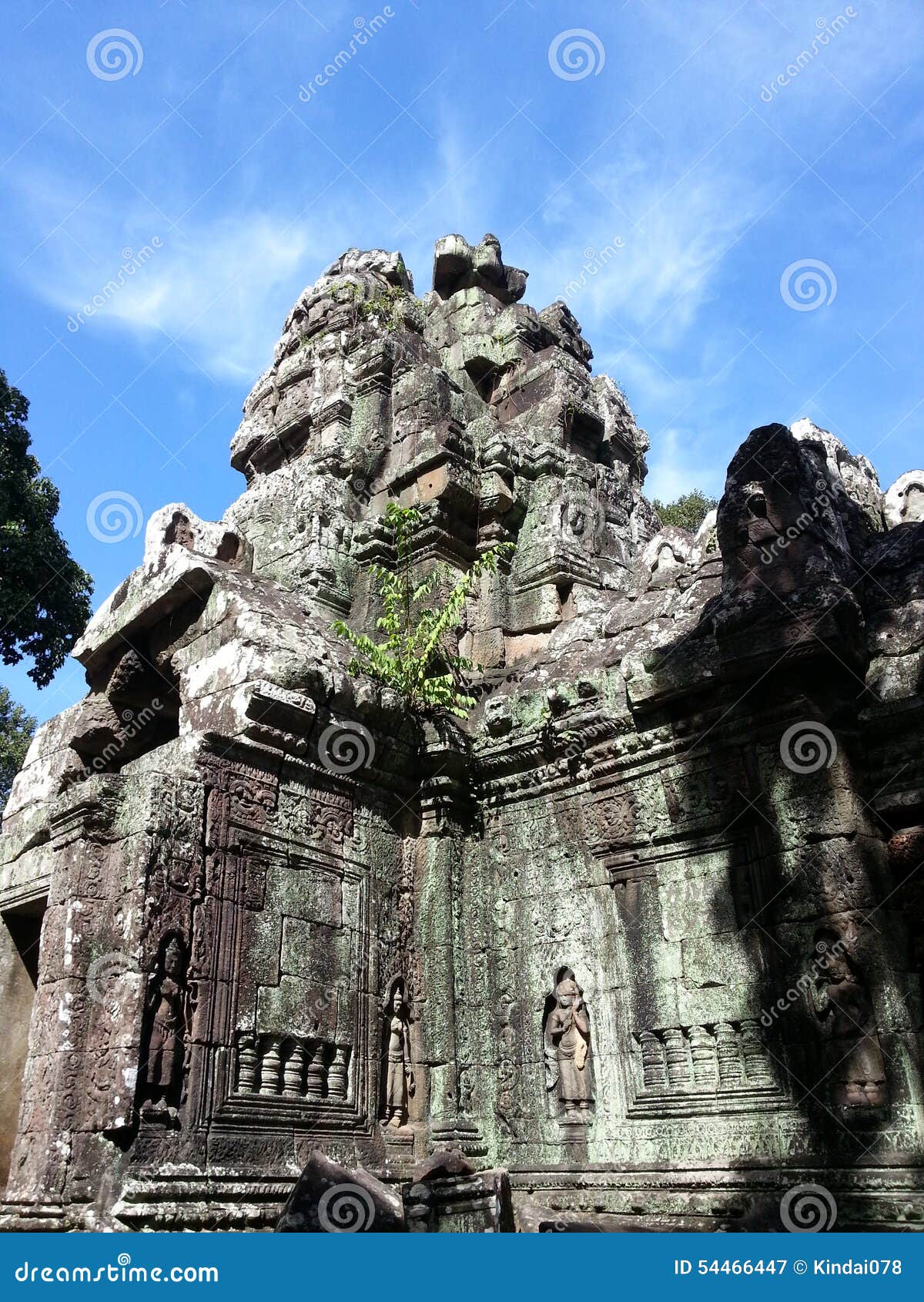 Ancient Stone Temple stock image. Image of faithfully - 54466447