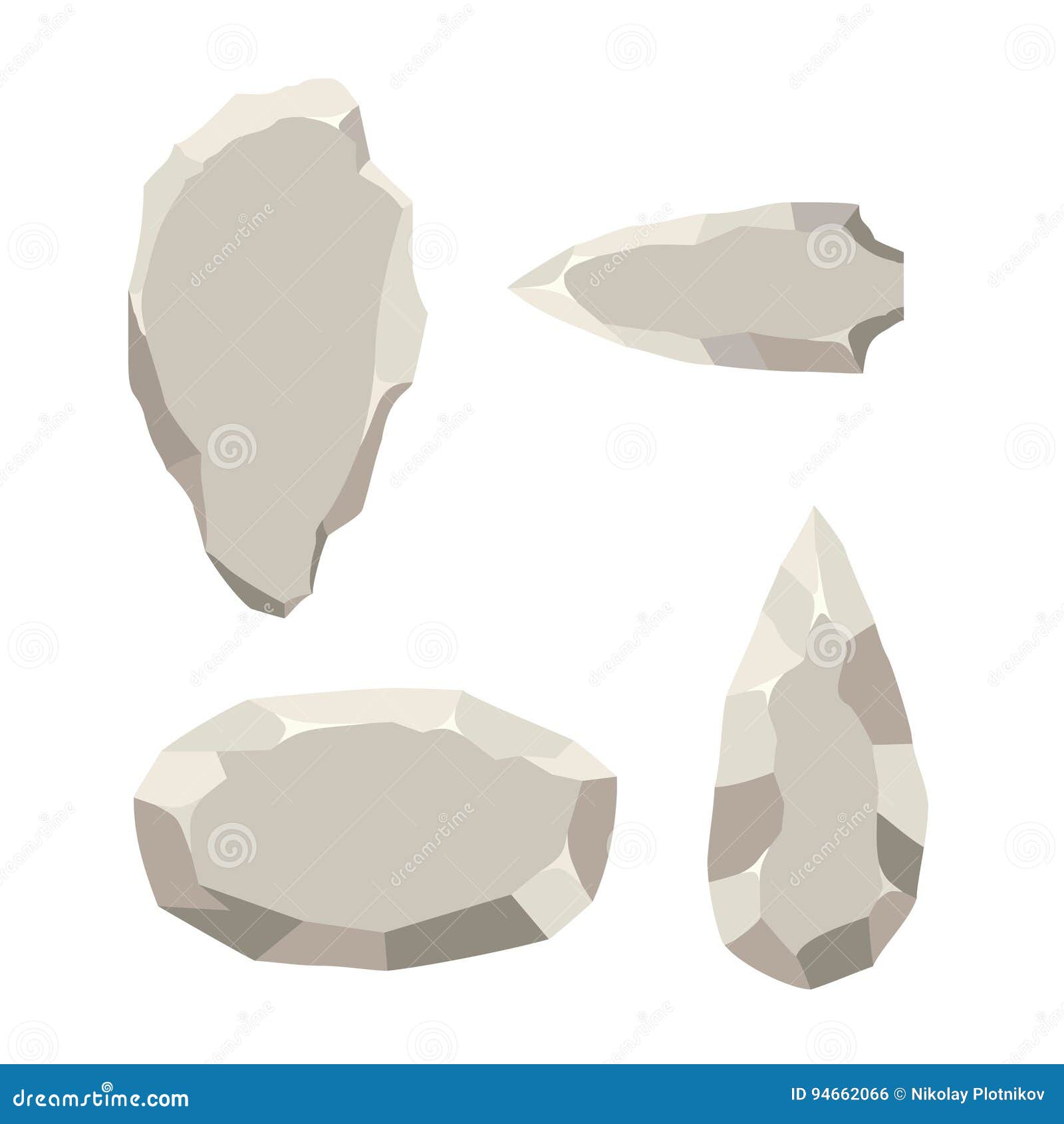 Stone Age Primitive Men Cartoon Character Set Vector Illustration ... Stone Age Primitive Men Cartoon Character Set Vector Illustration ...