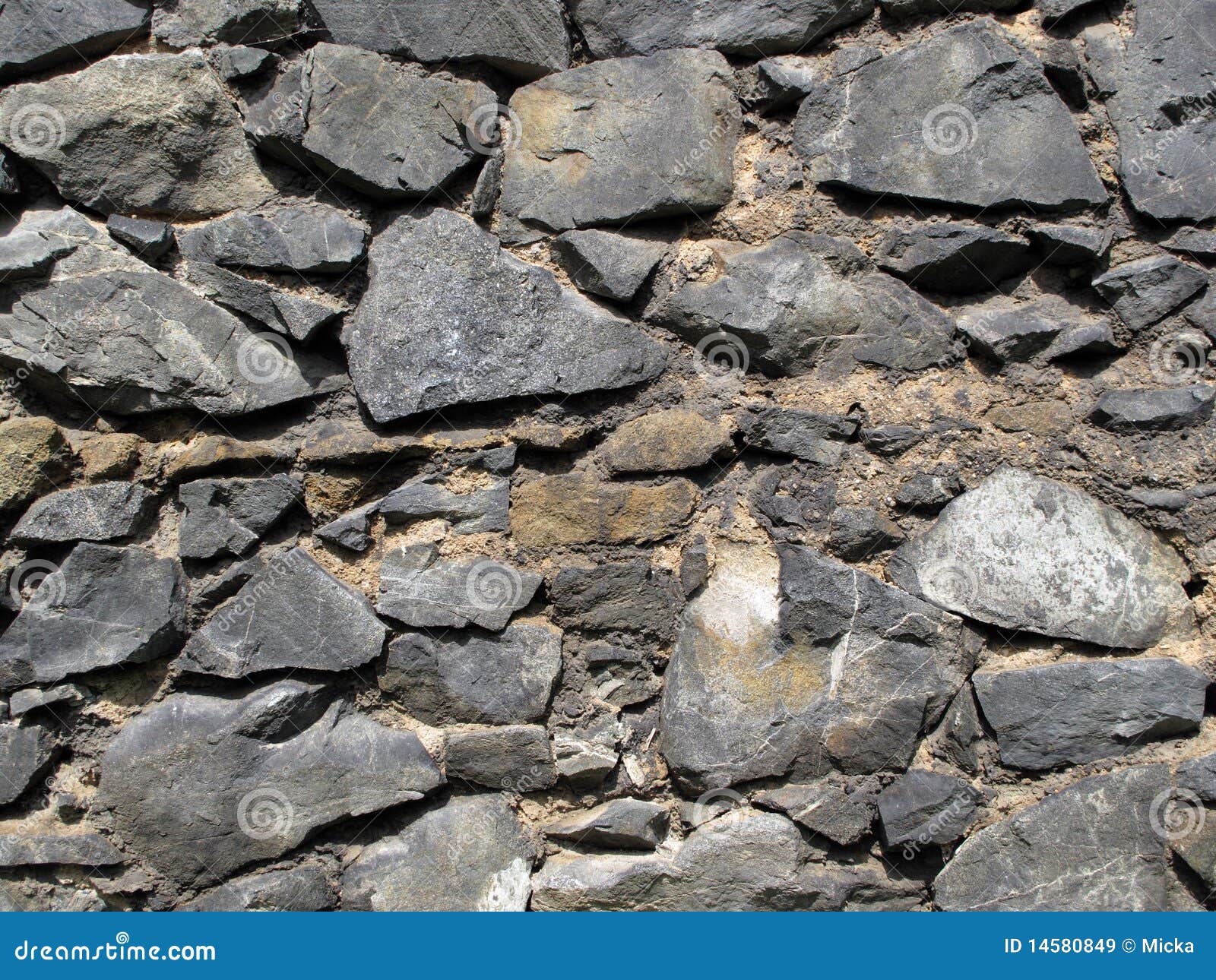 Ancient stone wall stock image. Image of brickwall, architecture - 14580849