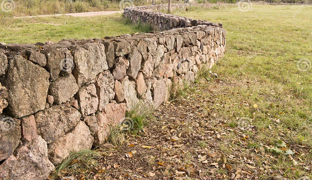 Ancient stone wall stock image. Image of americans, rocks - 52422973