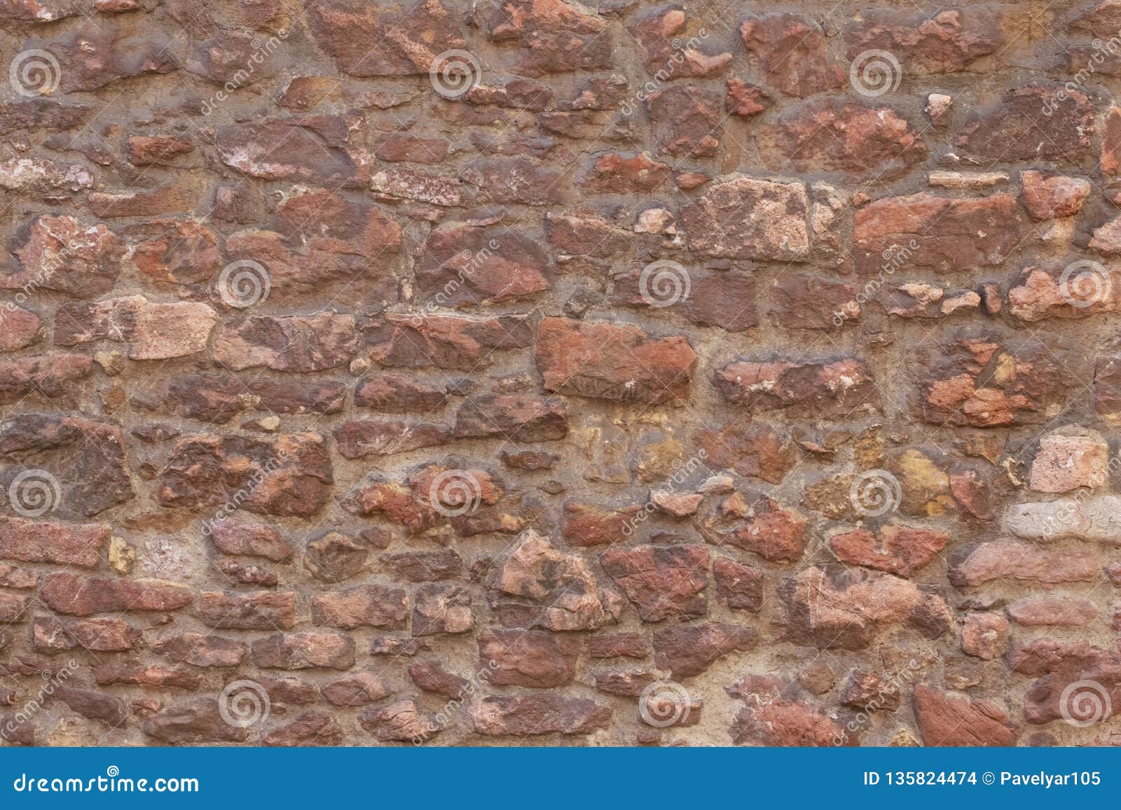 Ancient stone wall stock photo. Image of natural, close - 135824474