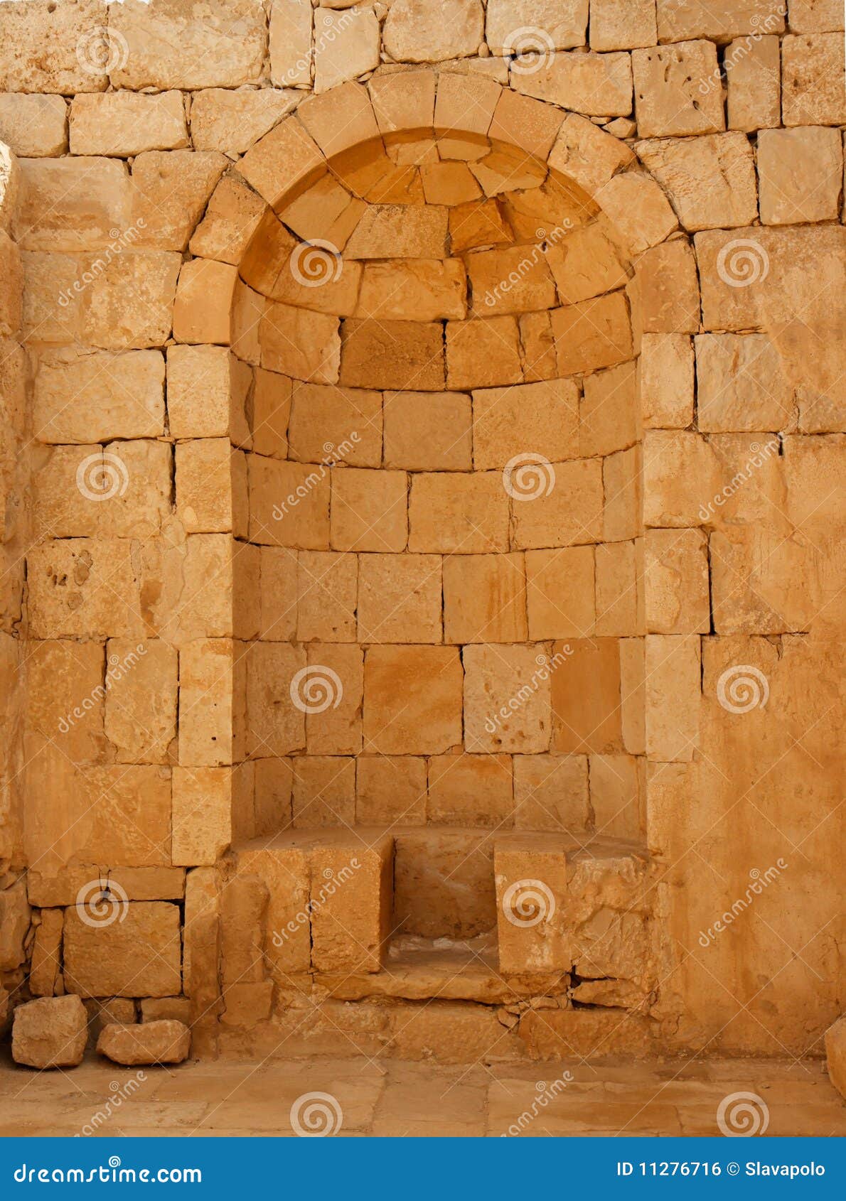Ancient Stone Laying From Limestone, A Background Stock Photo ...