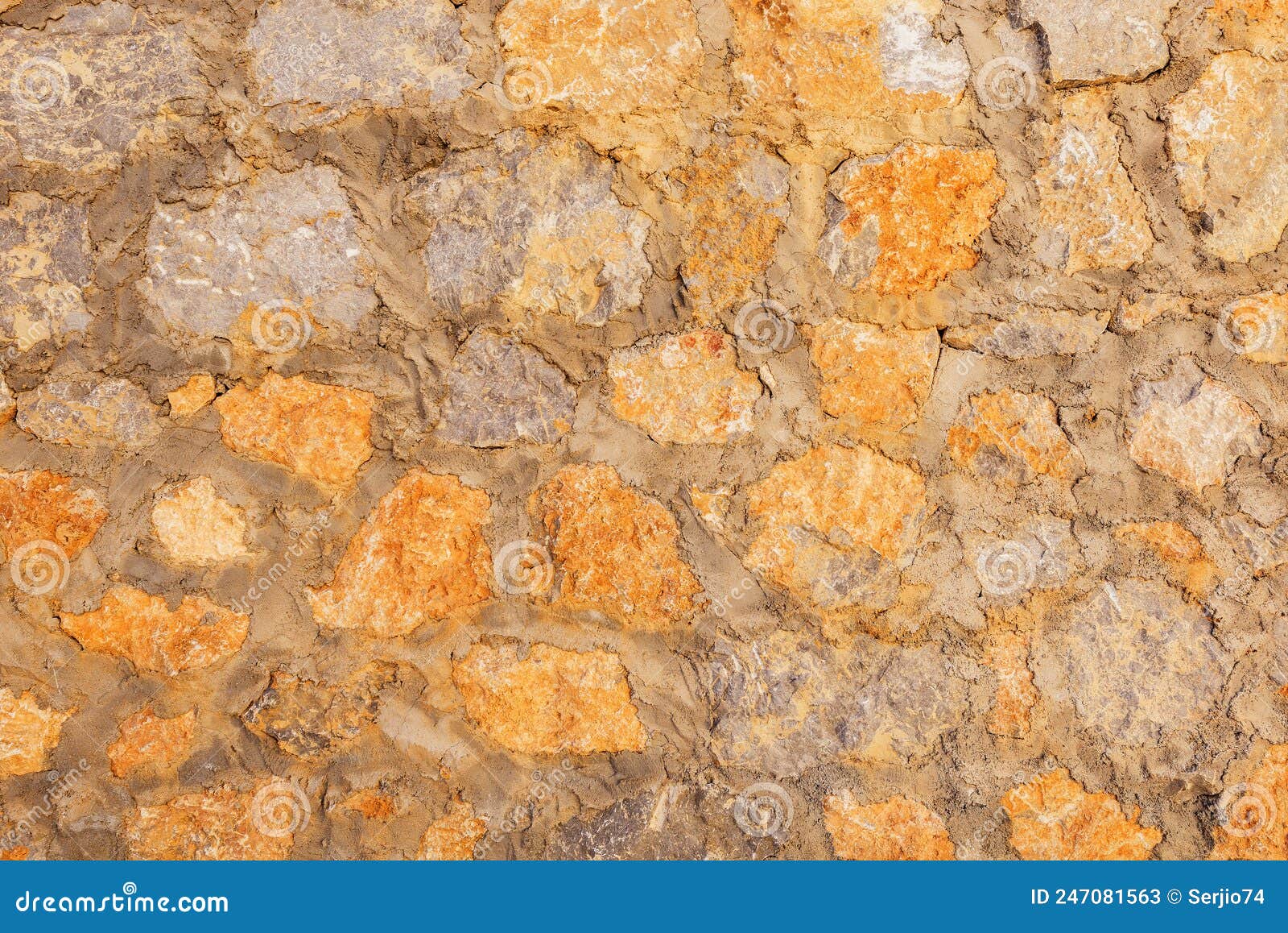 Ancient Stone Wall Background Stock Image - Image of concrete ...