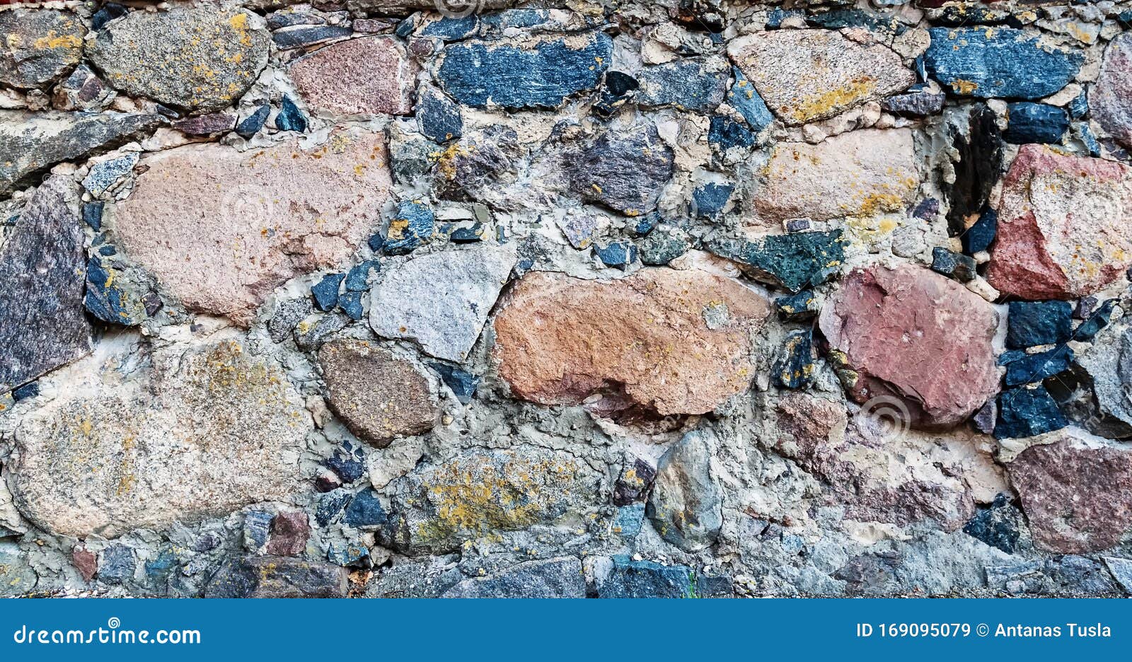 Ancient Stone Wall Background with Patterns of Various Stones Stock ...