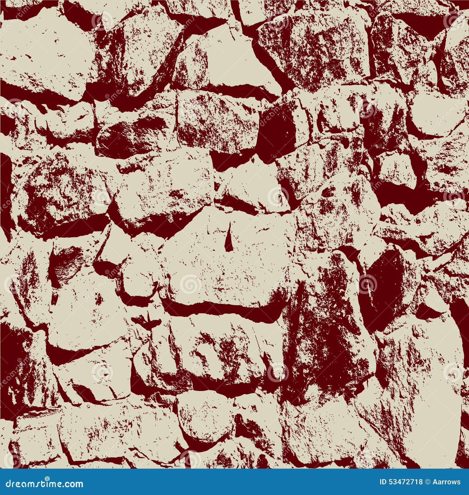 Ancient Stone Wall Background Vector Illustratuin Stock Vector ...