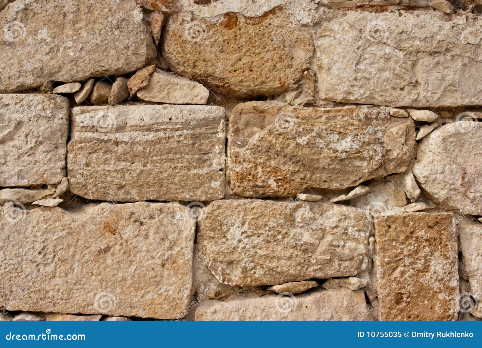 Ancient stone wall texture stock image. Image of ruins - 10755035