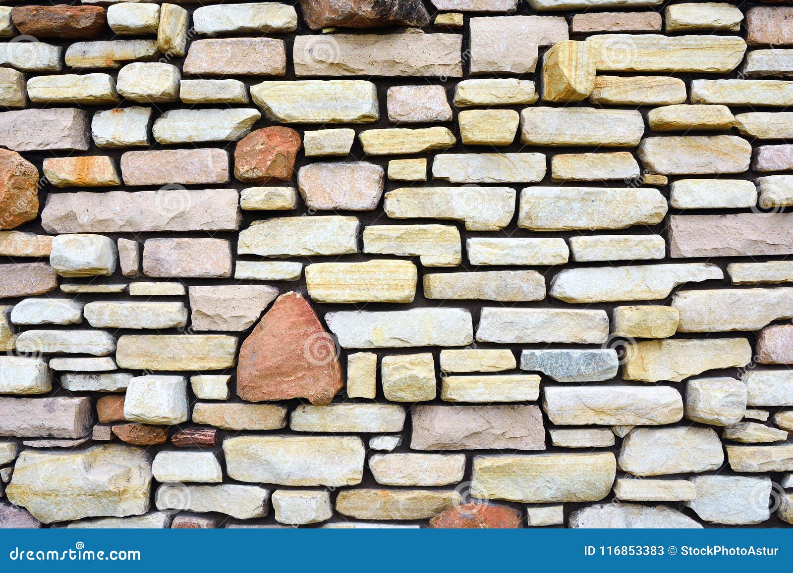 Ancient Stone Wall To Use As Background. Stock Image - Image of ...
