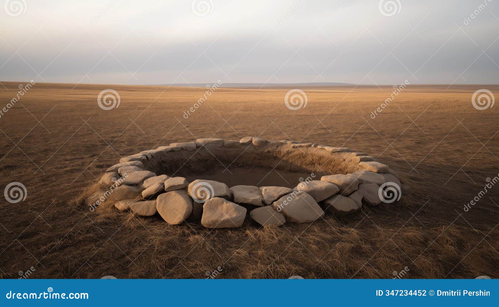 Ancient Well. Vector Drawing Royalty-Free Stock Photography ...