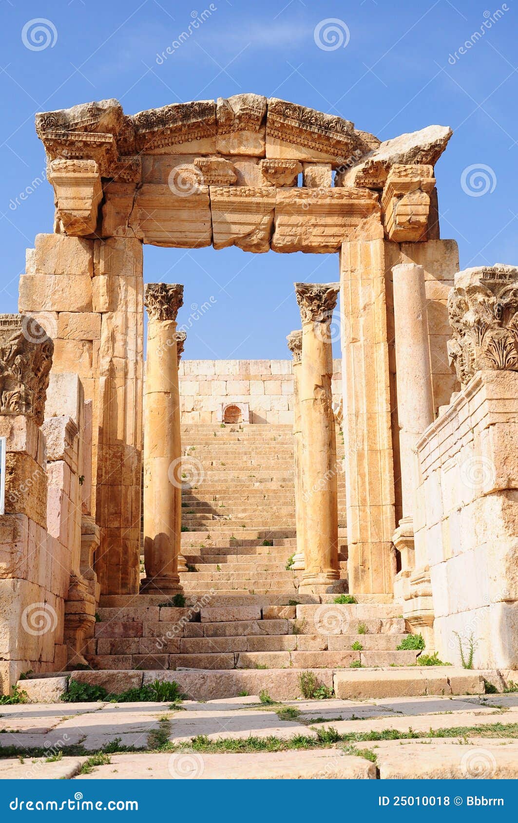 Ancient stones and columns stock photo. Image of heritage - 25010018