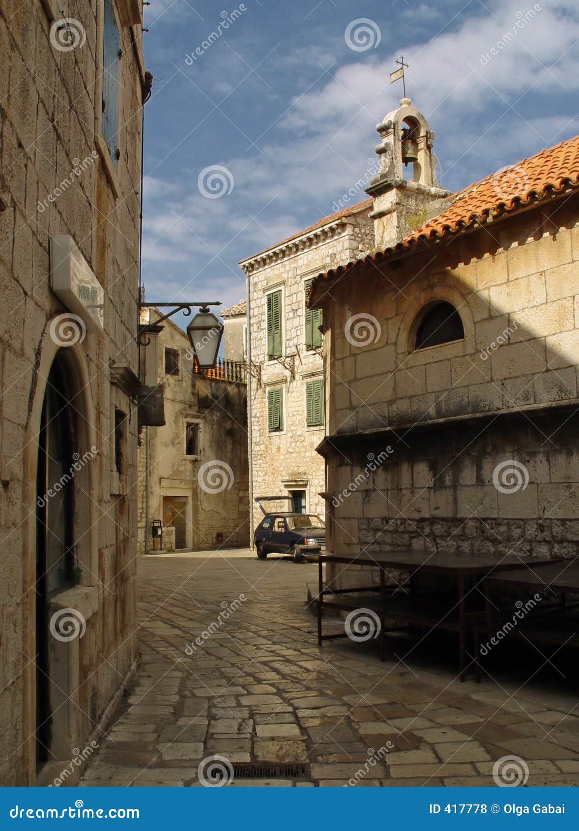 Ancient street stock photo. Image of shutter, street, outdoor - 417778