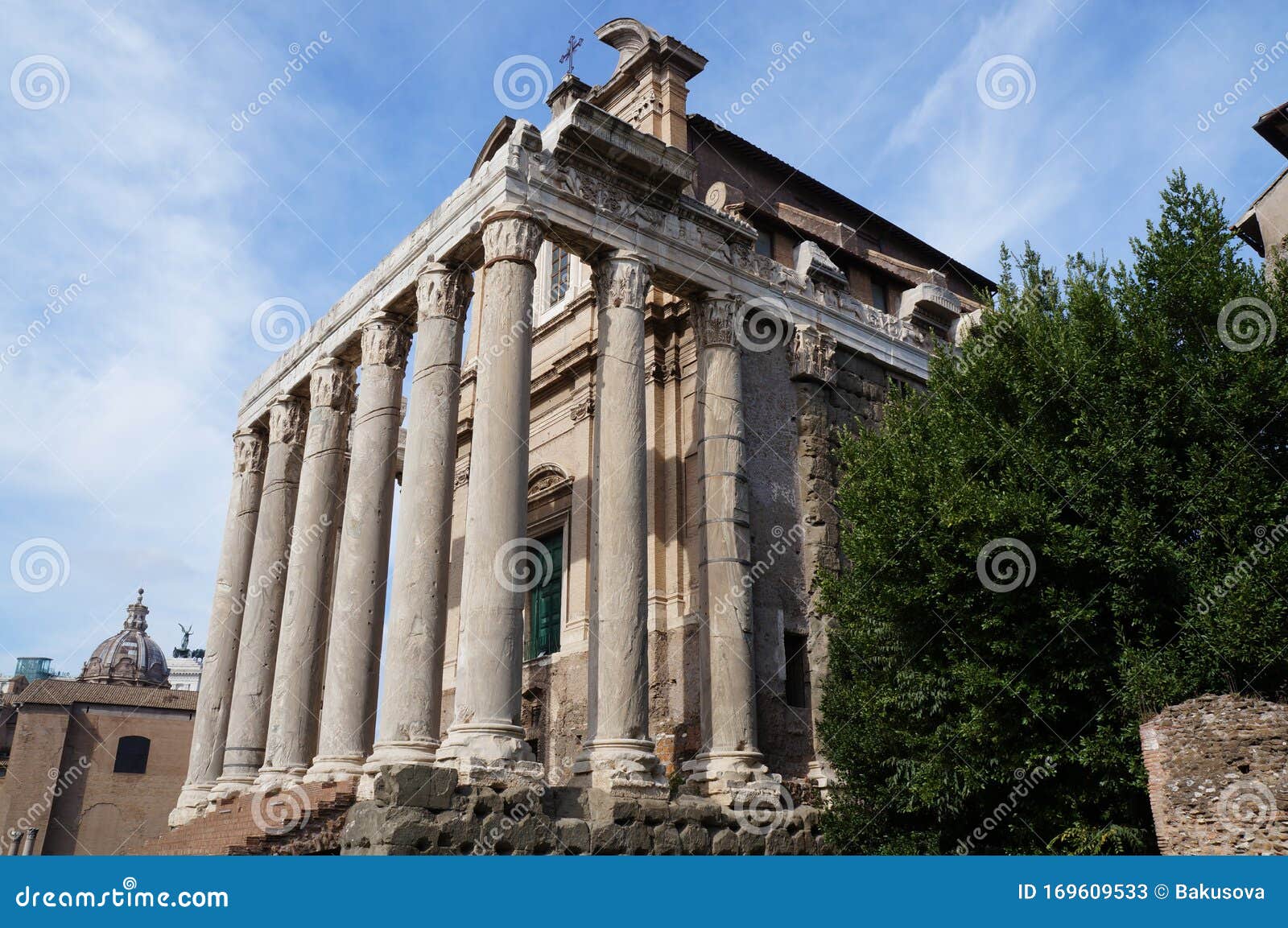 Ancient Structures of the Roman Forum Stock Image - Image of ...