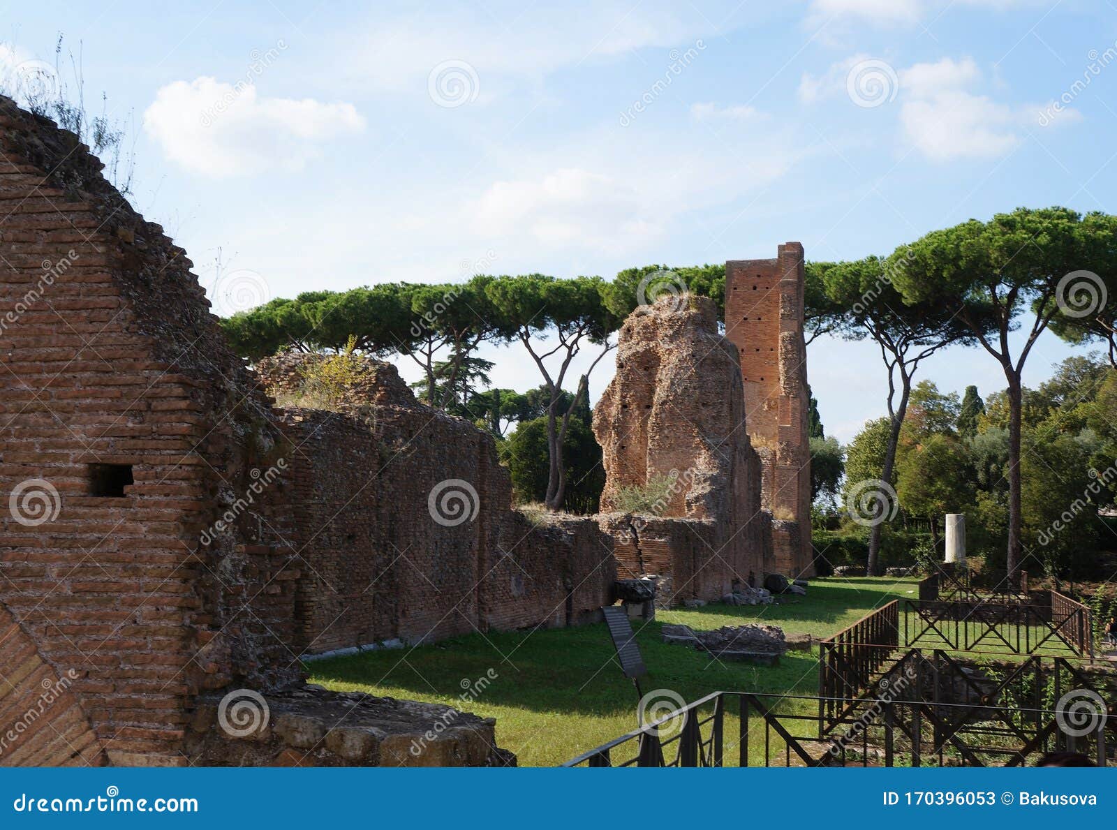 Ancient Structures of the Roman Forum Stock Image - Image of forum ...