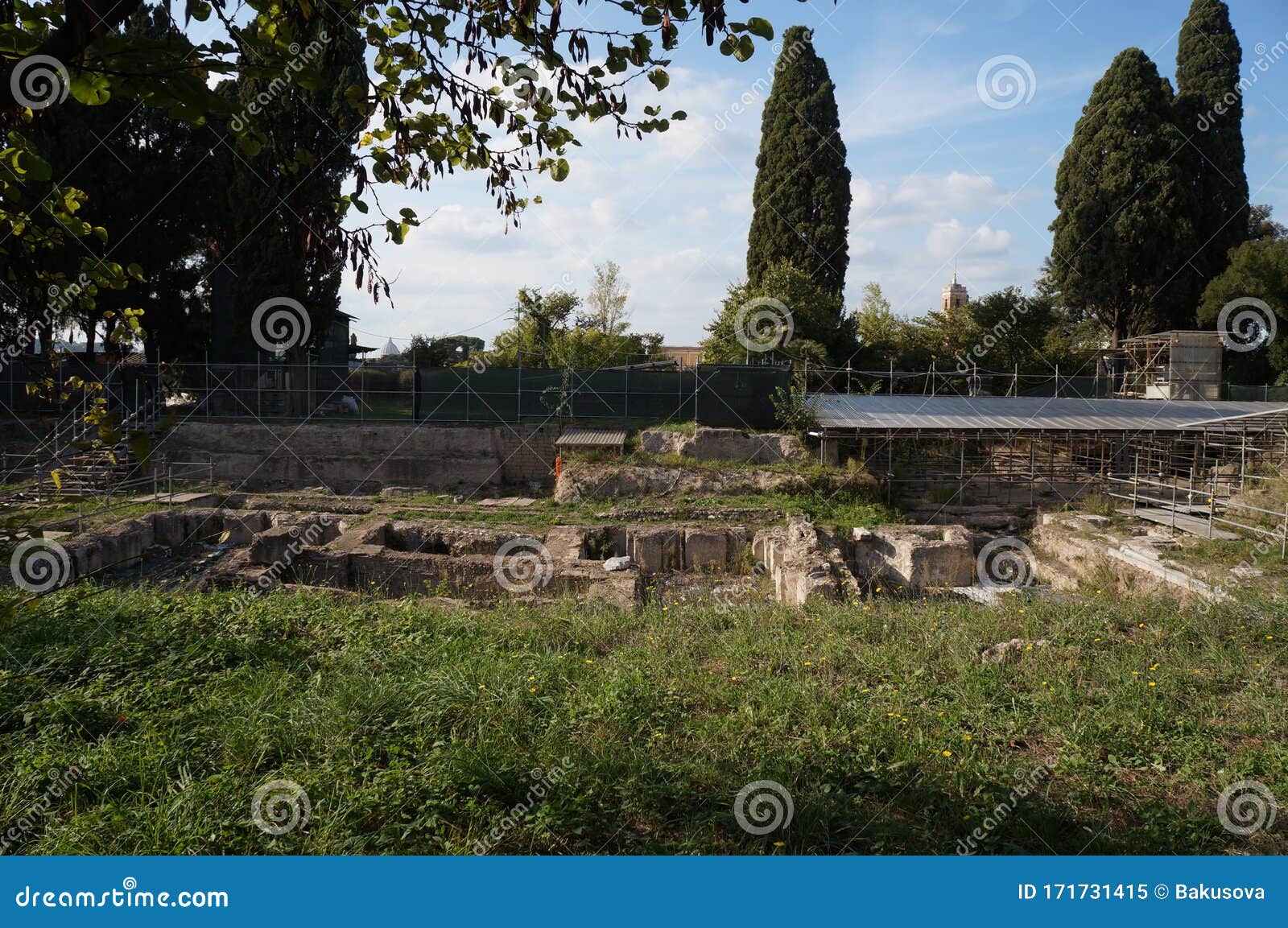Ancient Structures of the Roman Forum Stock Image - Image of heritage ...