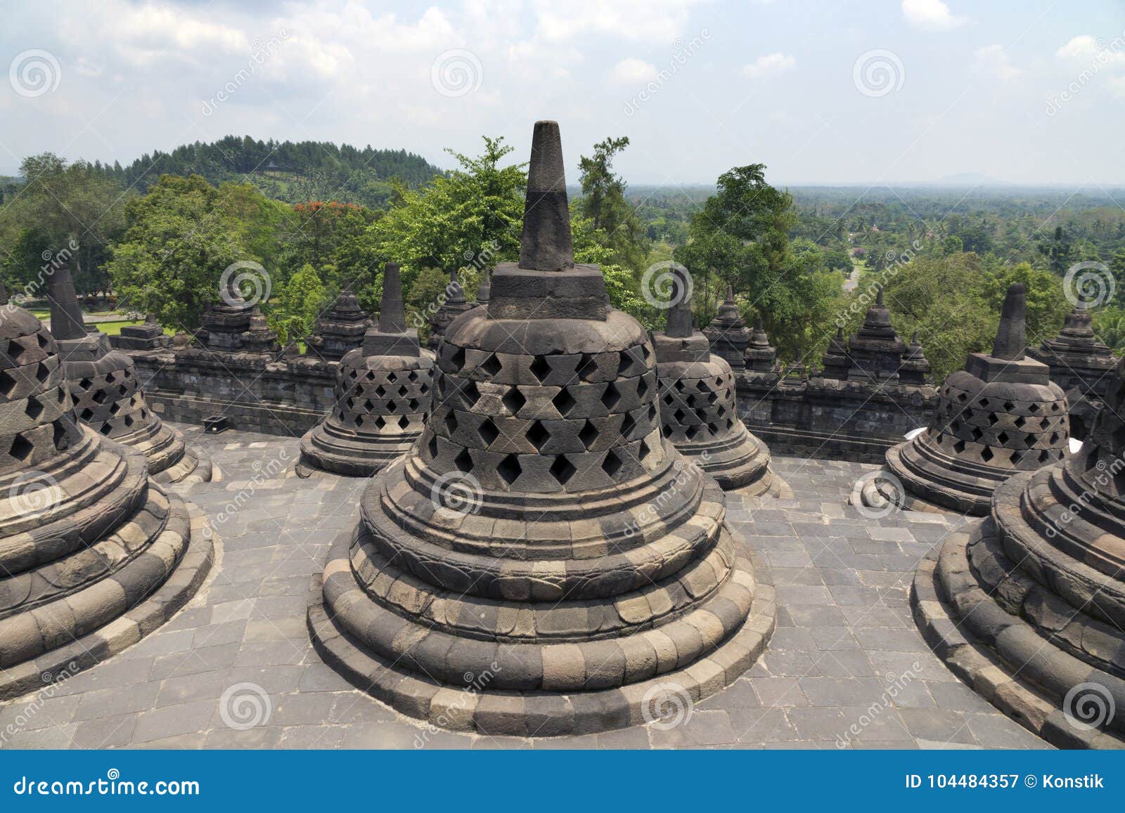 Ancient Stupa at Borobudur is a 9th-century Buddhist Temple in ...