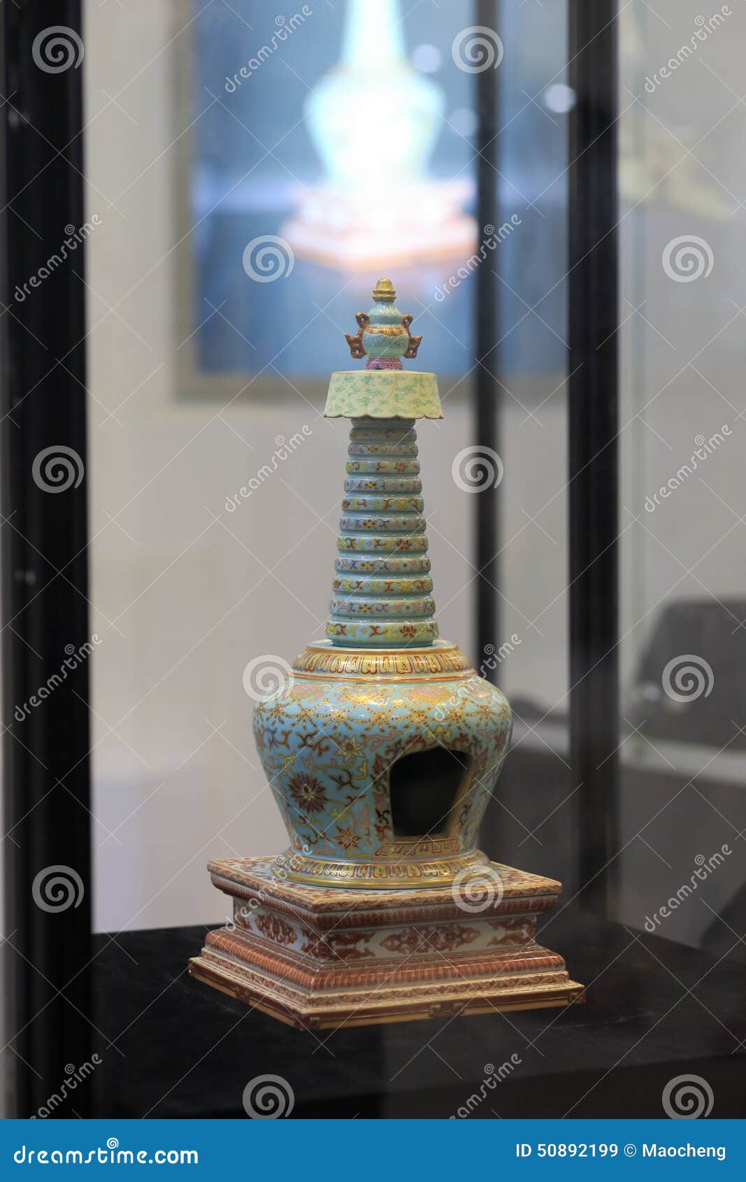 Ancient stupa model stock image. Image of asia, meditation - 50892199