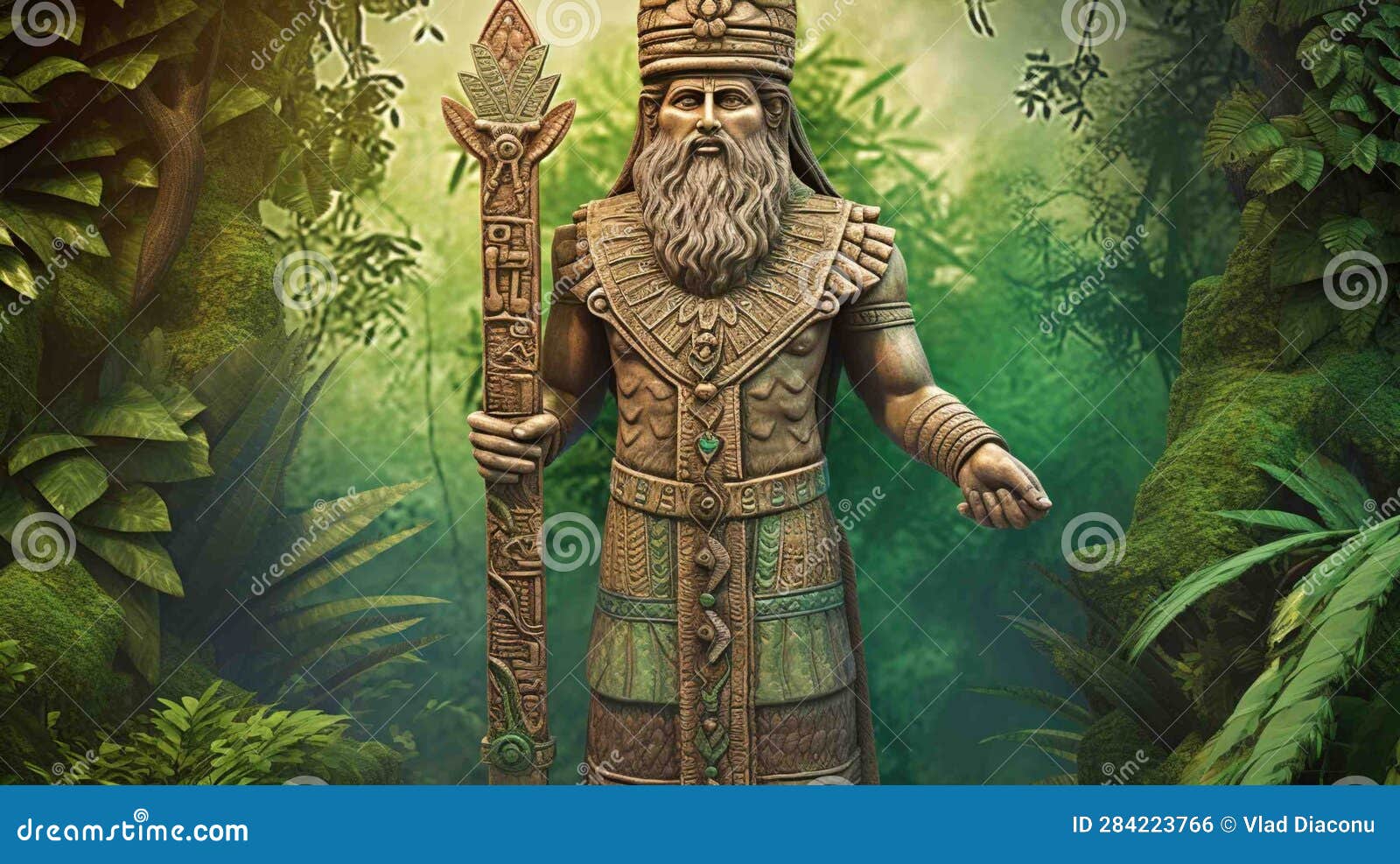 Ancient Sumerian Anunnaki God Enki Royalty-Free Stock Image ... Ancient Sumerian Anunnaki God Enki Royalty-Free Stock Image ...