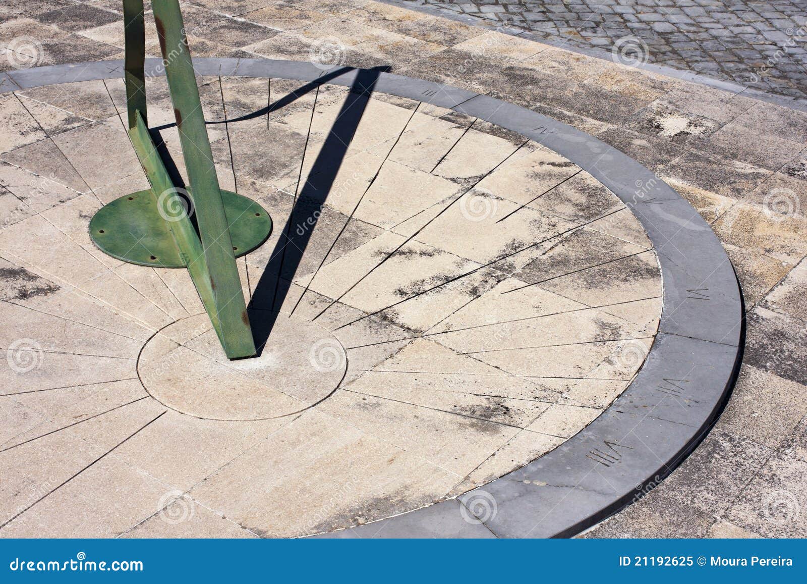 Ancient sun clock stock image. Image of hour, dial, history - 21192625