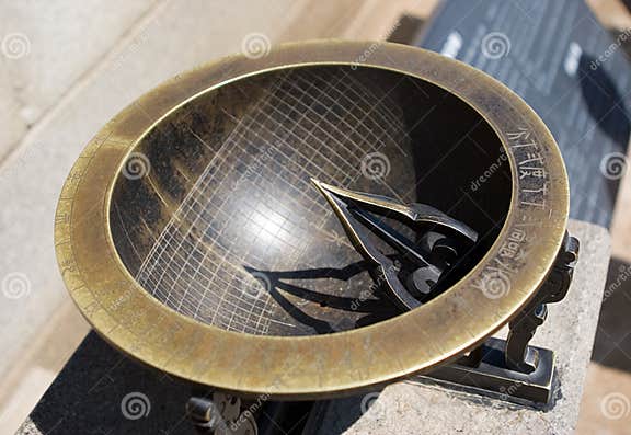 Ancient sun clock stock photo. Image of ancient, tool - 5261378