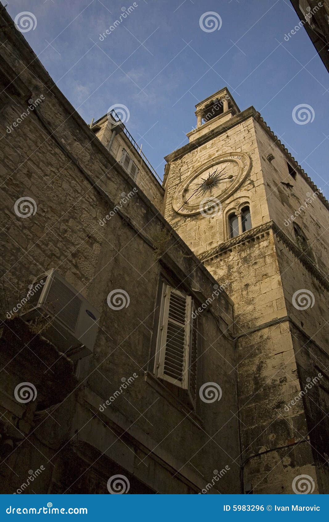 Ancient sun clock stock photo. Image of touristic, outdoor - 5983296