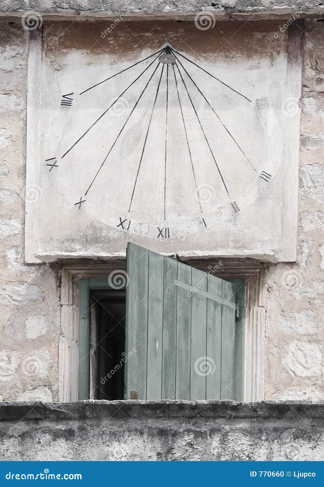 Ancient sun watch in Split stock photo. Image of astronomy - 770660