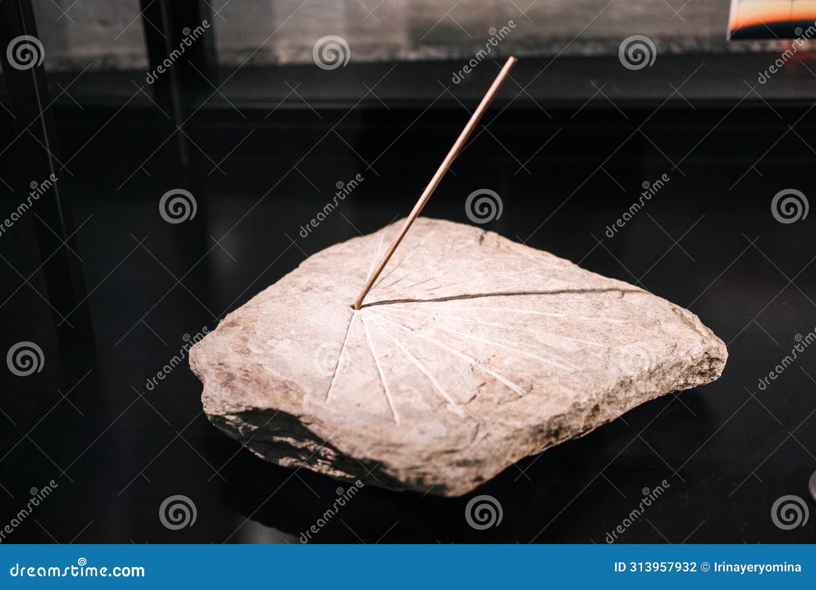 Ancient Sundial on Display in Museum Editorial Photography - Image of ...