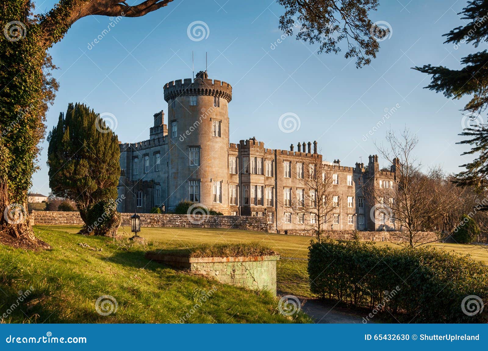 Ancient Sunset Evening Castle in County Clare Ireland Stock Photo ...