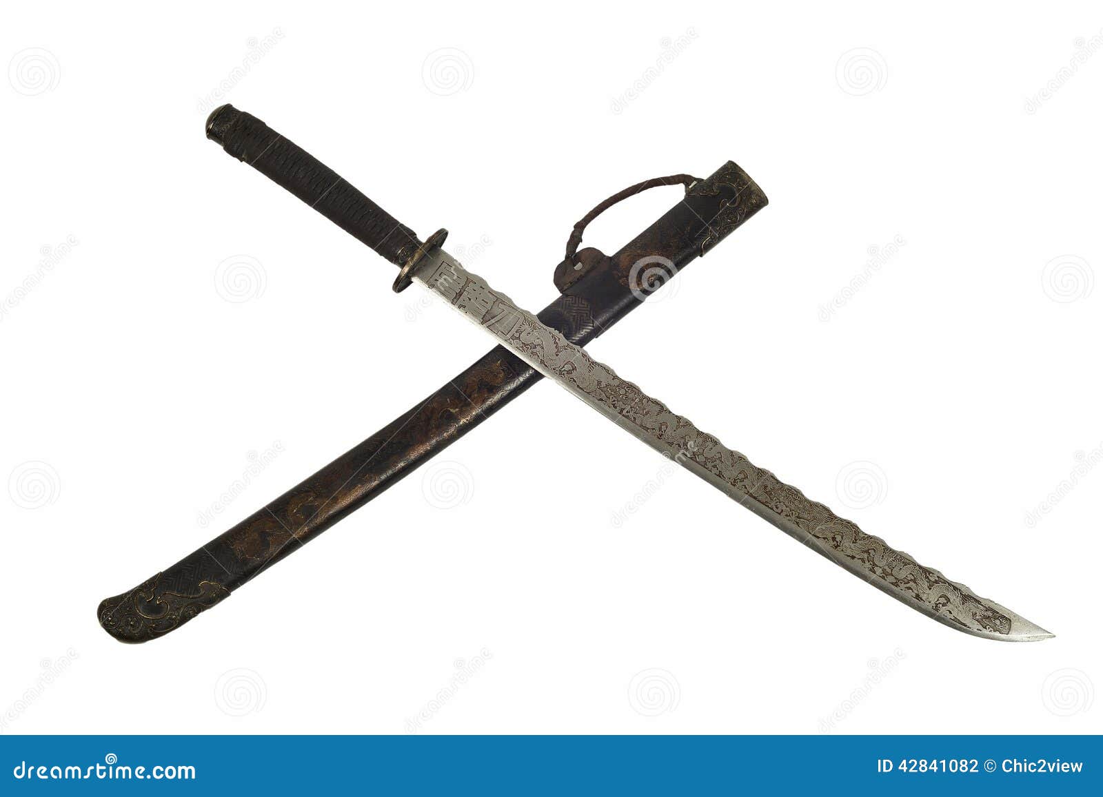 Ancient sword and sheath stock photo. Image of ancient - 42841082