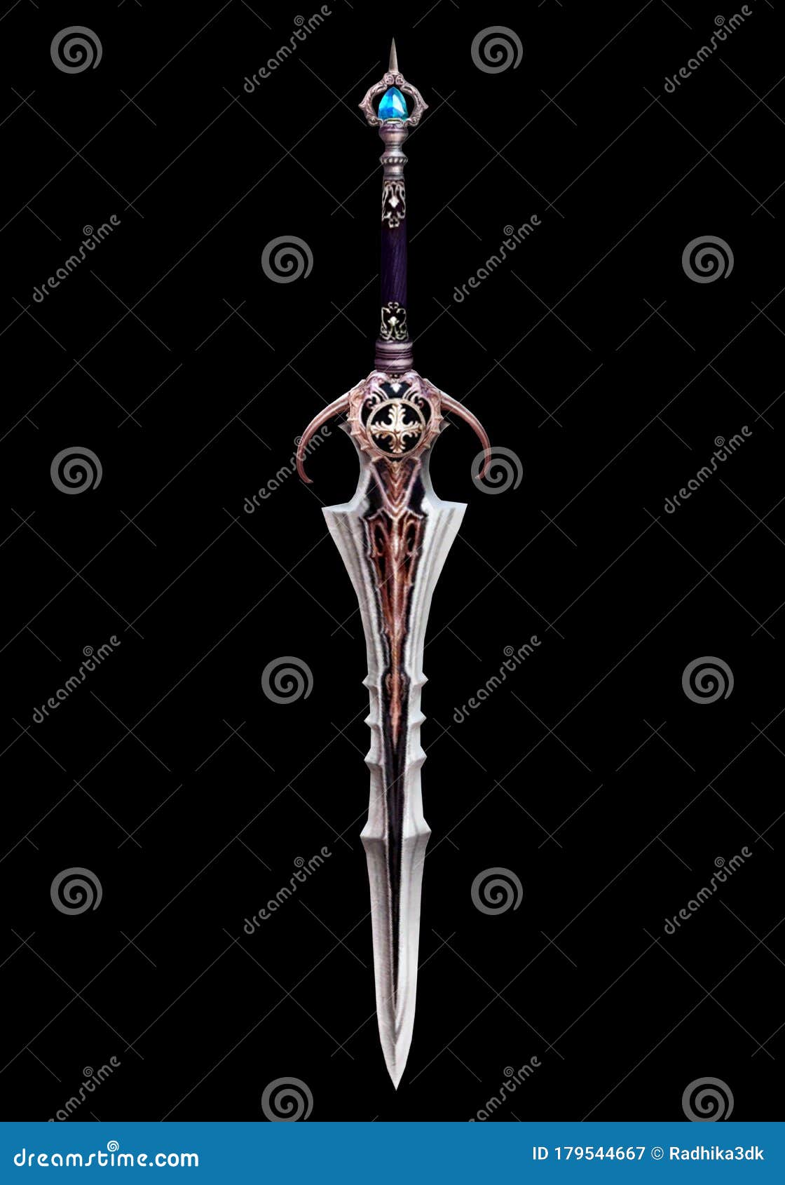 Sword Weapon Broadsword Icon Vector Illustration | CartoonDealer.com ...