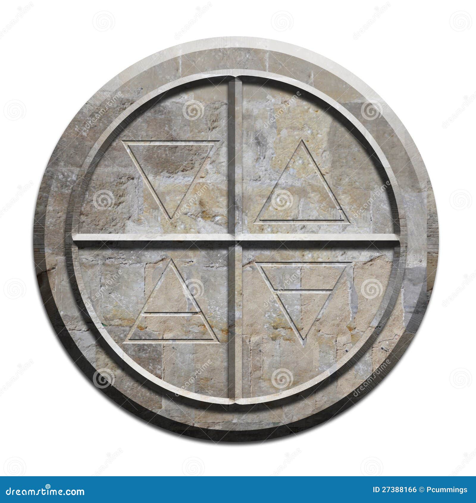 Ancient Symbol for Elements Stock Illustration - Illustration of greek ...