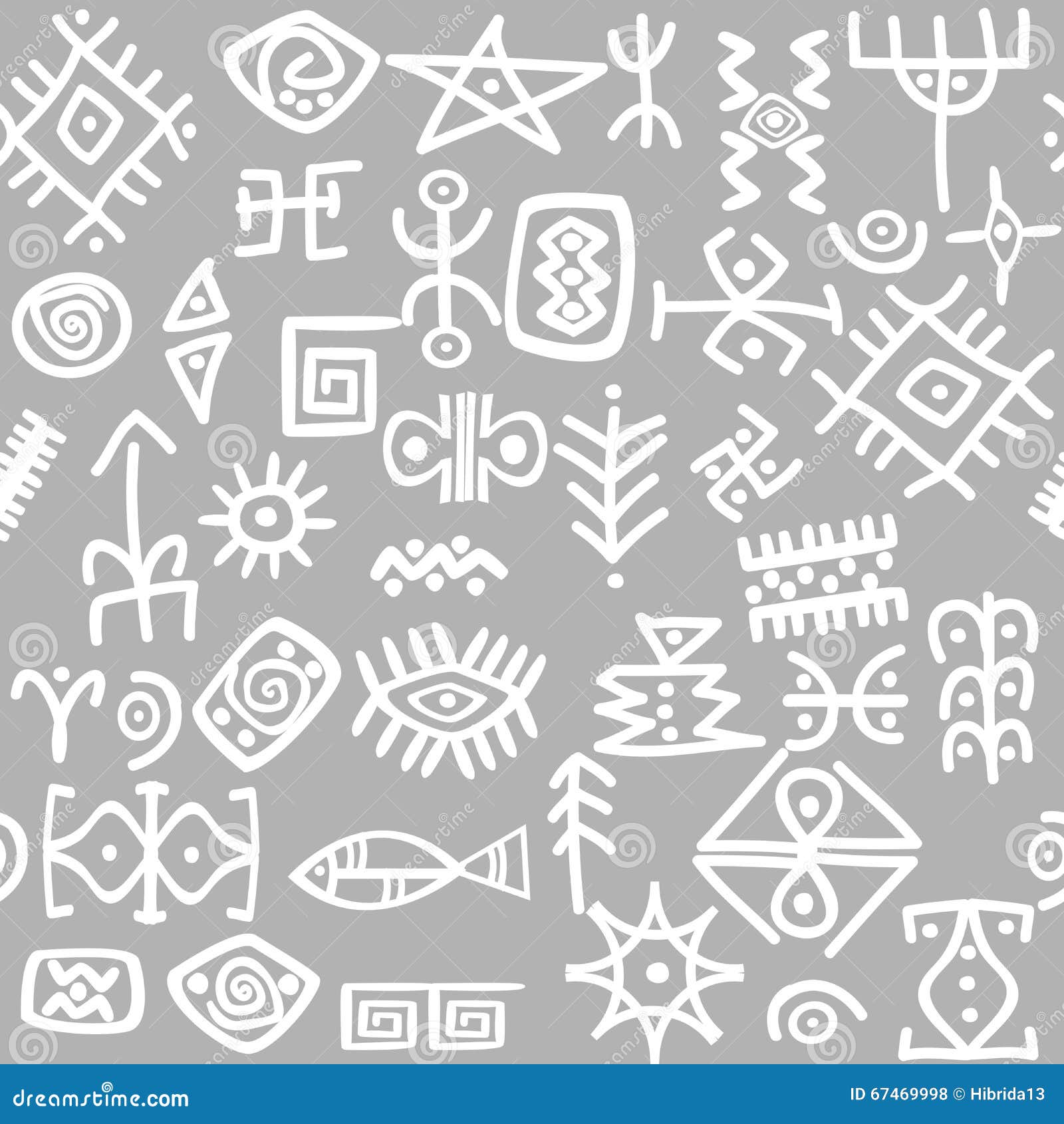 Set Of Ancient Symbols Cartoon Vector | CartoonDealer.com #108089753
