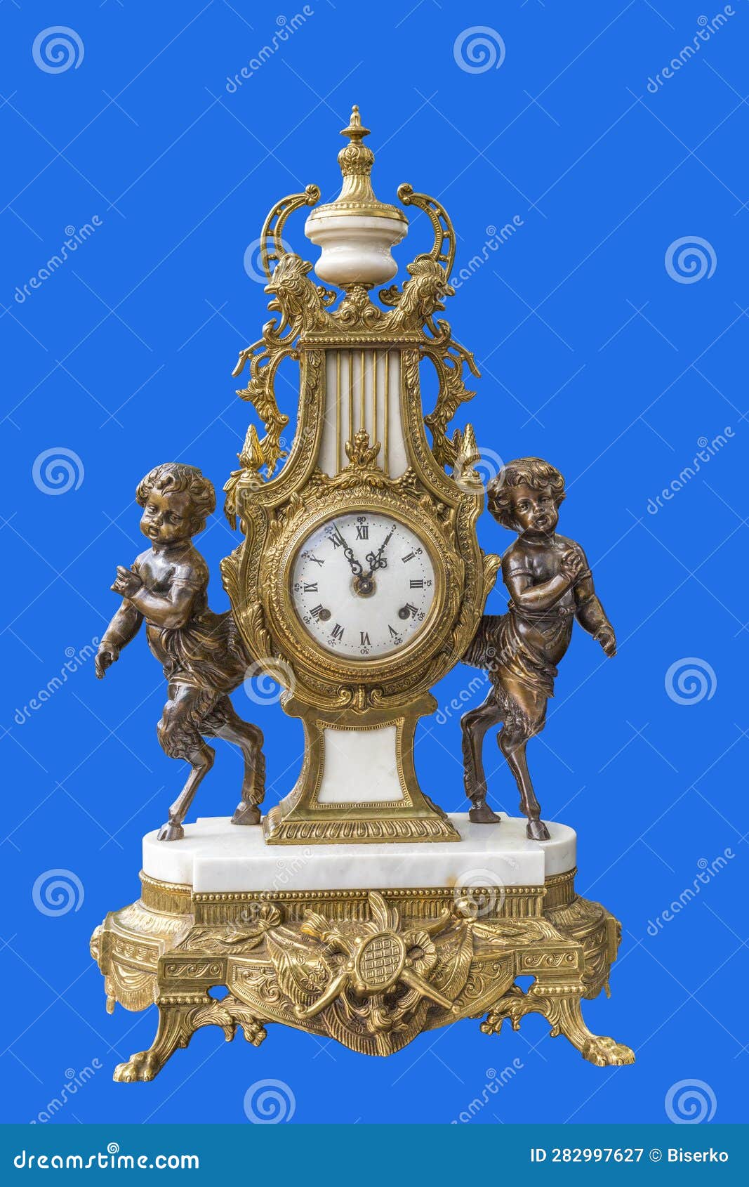 Ancient Table Watch with Rich Decorations Stock Image - Image of rich ...