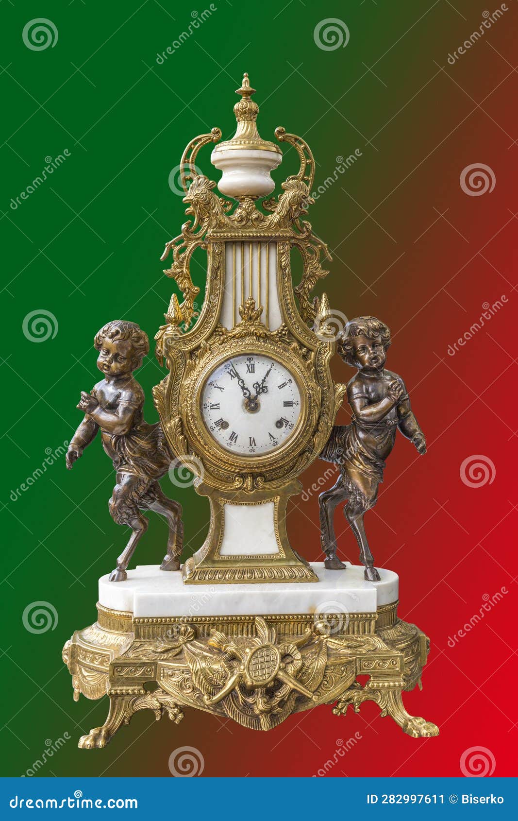 Old Table Watch with Rich Decorations Stock Image - Image of rich ...